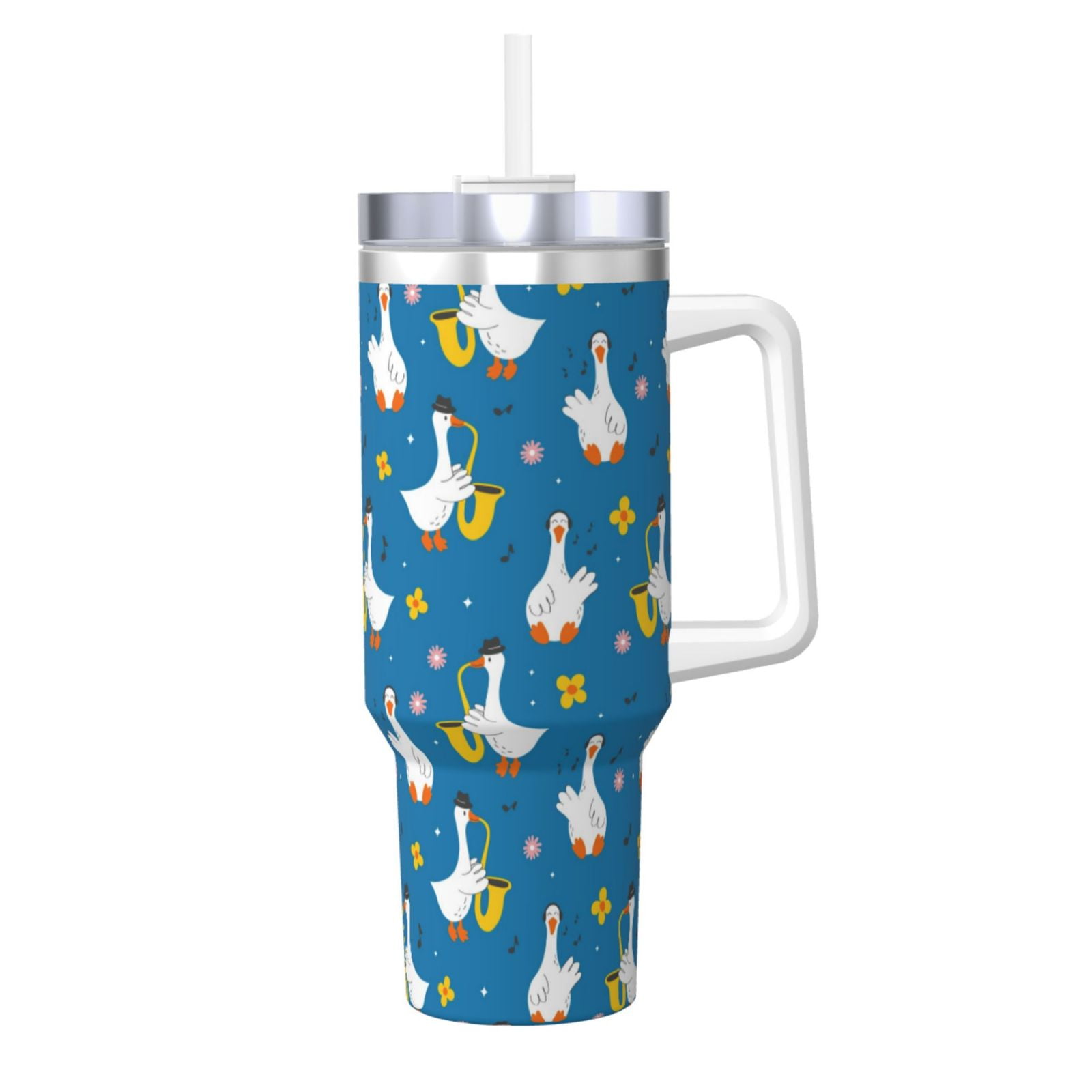 Rocae Cartoon Goose for 40OZ Ice Bully With Handle Keeps Drinks Hot or ...