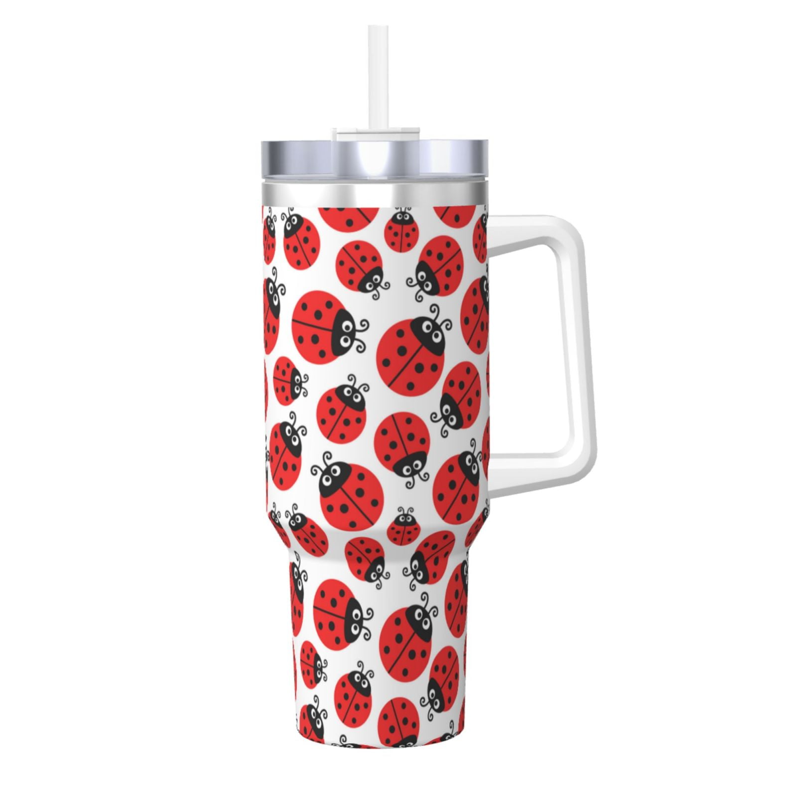 Rocae Cartoon Ladybug for 40OZ Ice Bully With Handle Keeps Drinks Hot ...