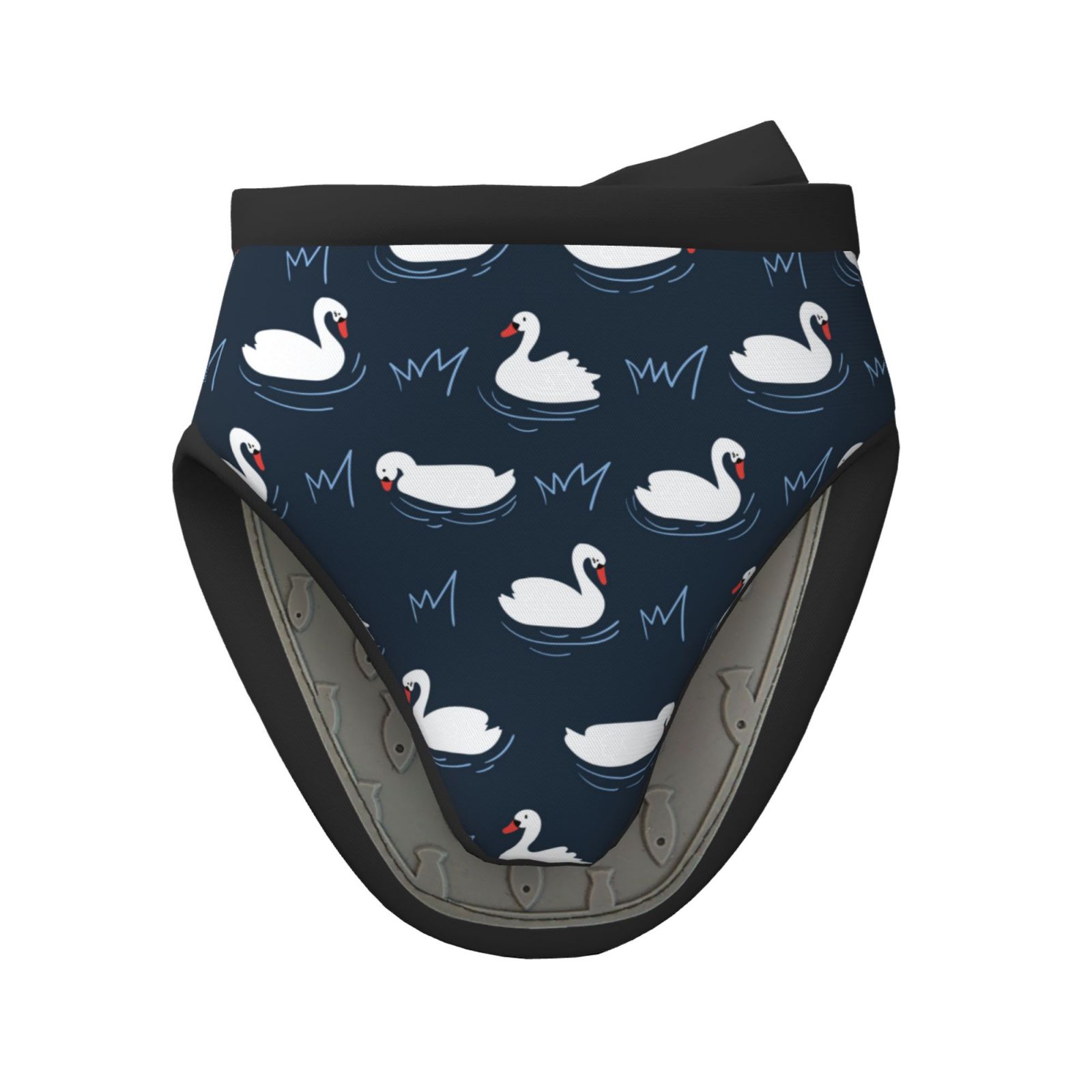 Rocae Cartoon Swan for Mini Oven Mitts Rubber Oven Glove, Kitchen ...