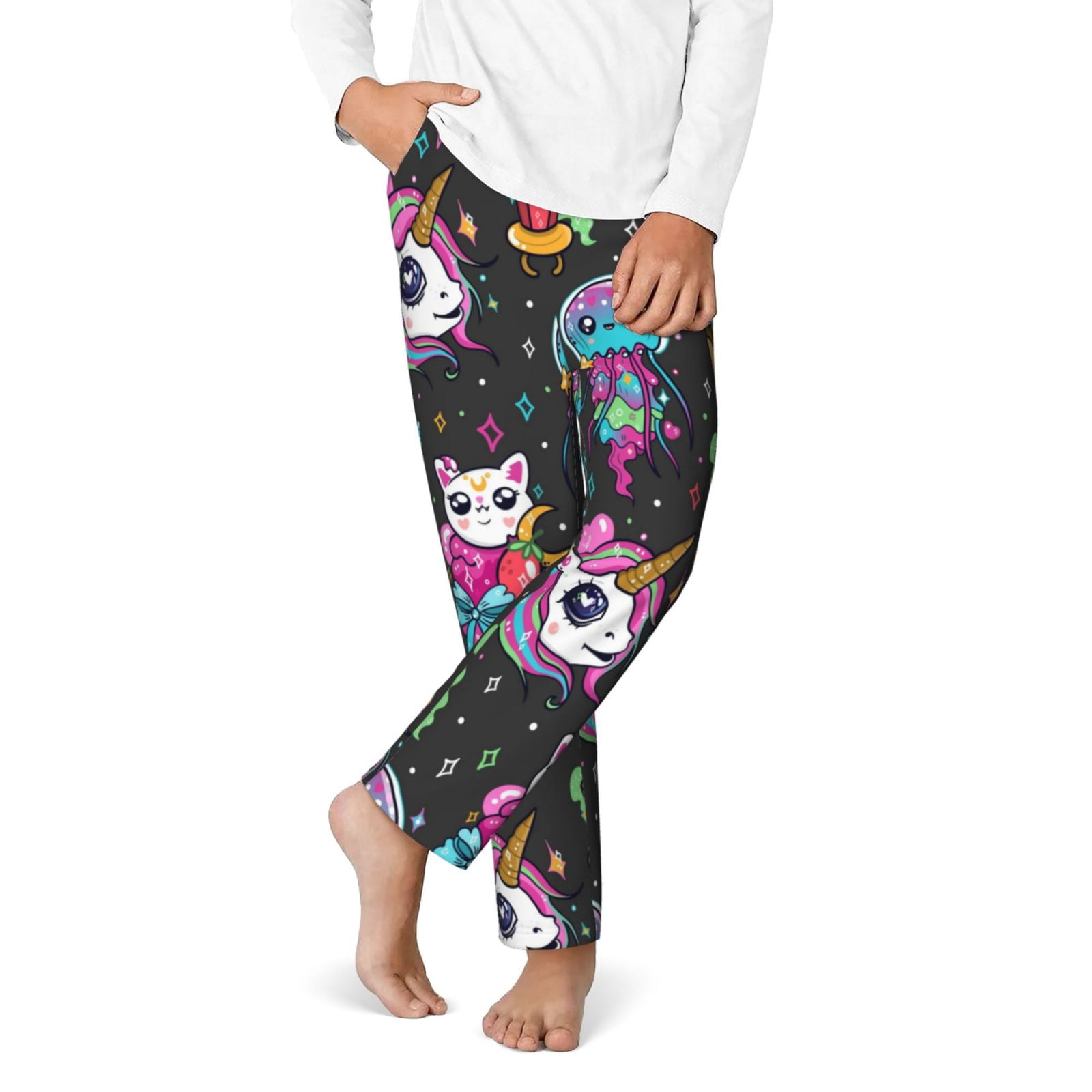 Rocae Cat Icecream for Teenagers' Pajama Pants,Girls lounge pants ...