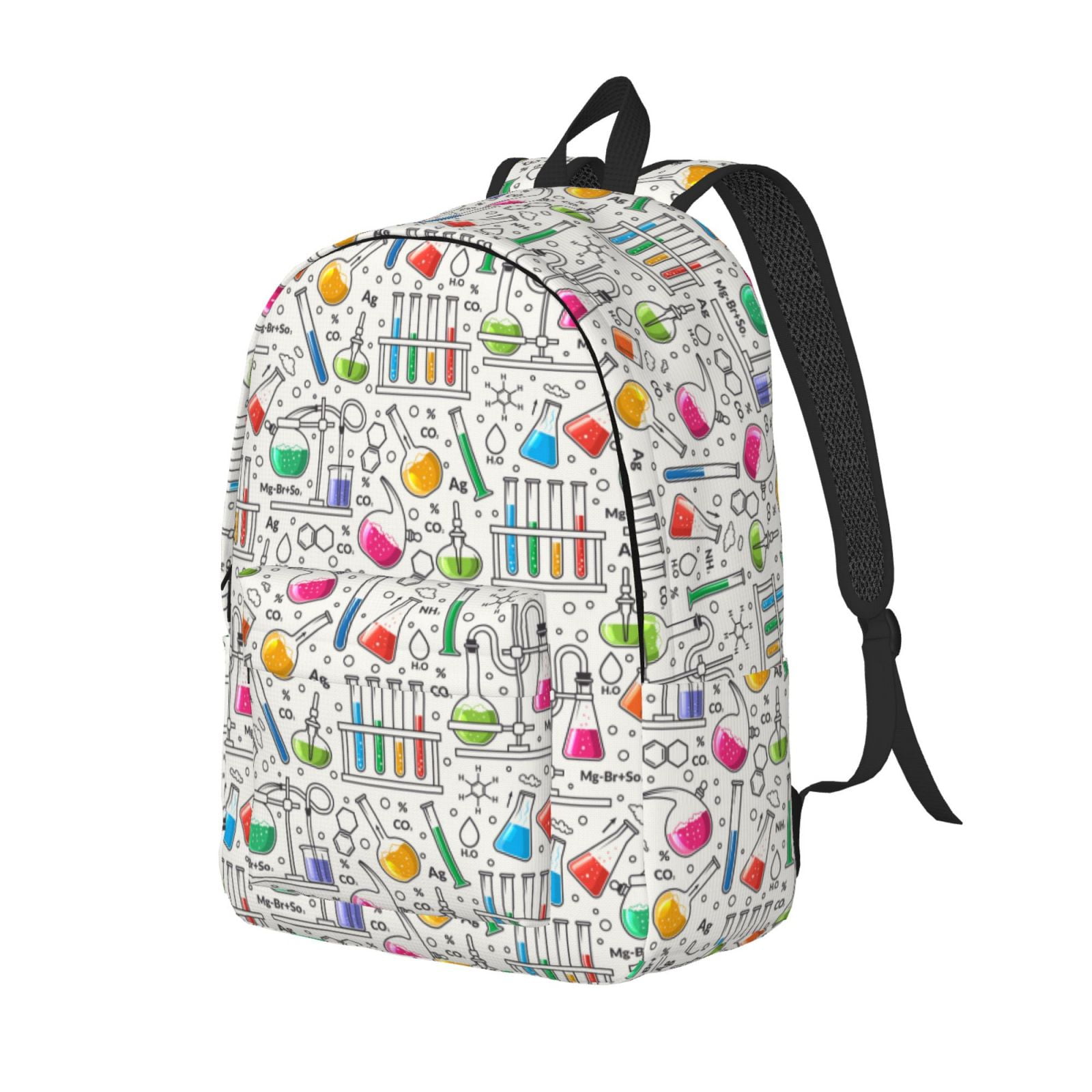 Rocae Chemical Flasks And Test Tubes for Canvas College Laptop Backpack ...