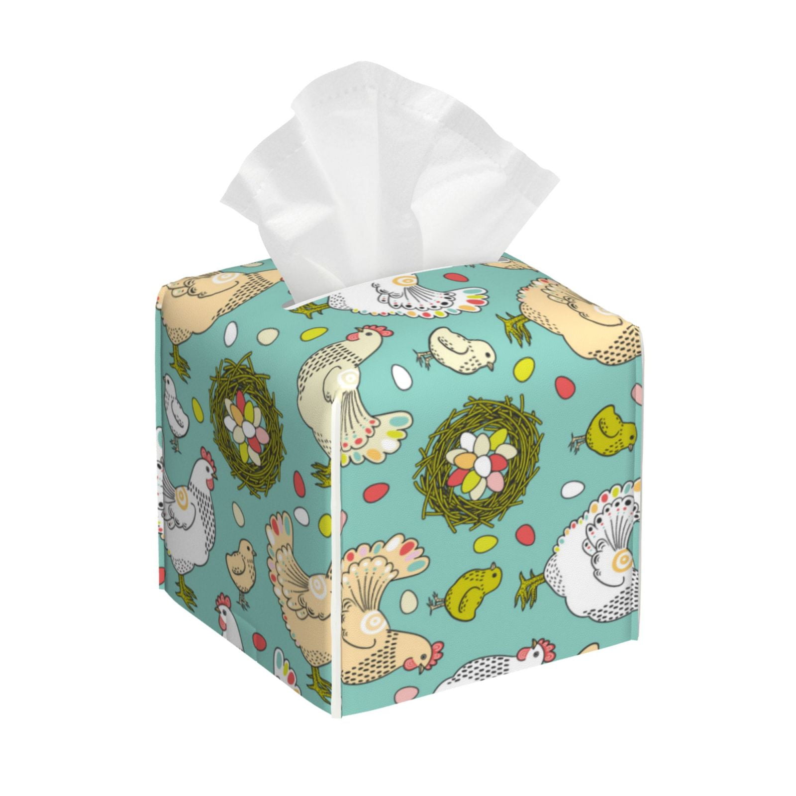 Rocae Chicken Laying Eggs for High-grade Leather Tissue Box, Exquisite ...