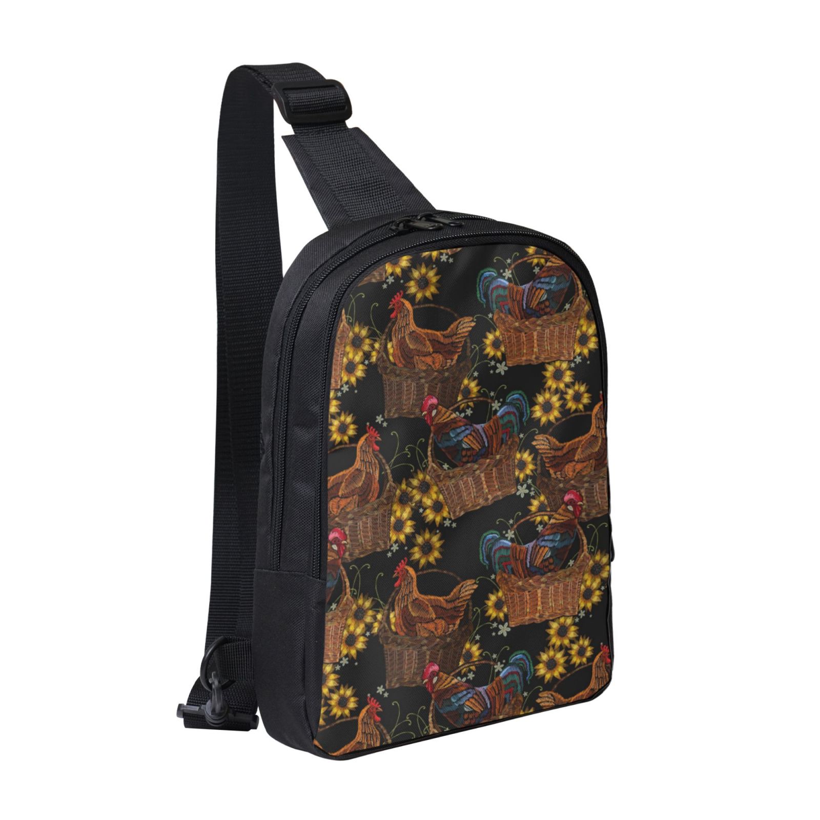 Rocae Chicken Rooster for Lightweight Chest Bag Dual Pocket, Waterproof ...