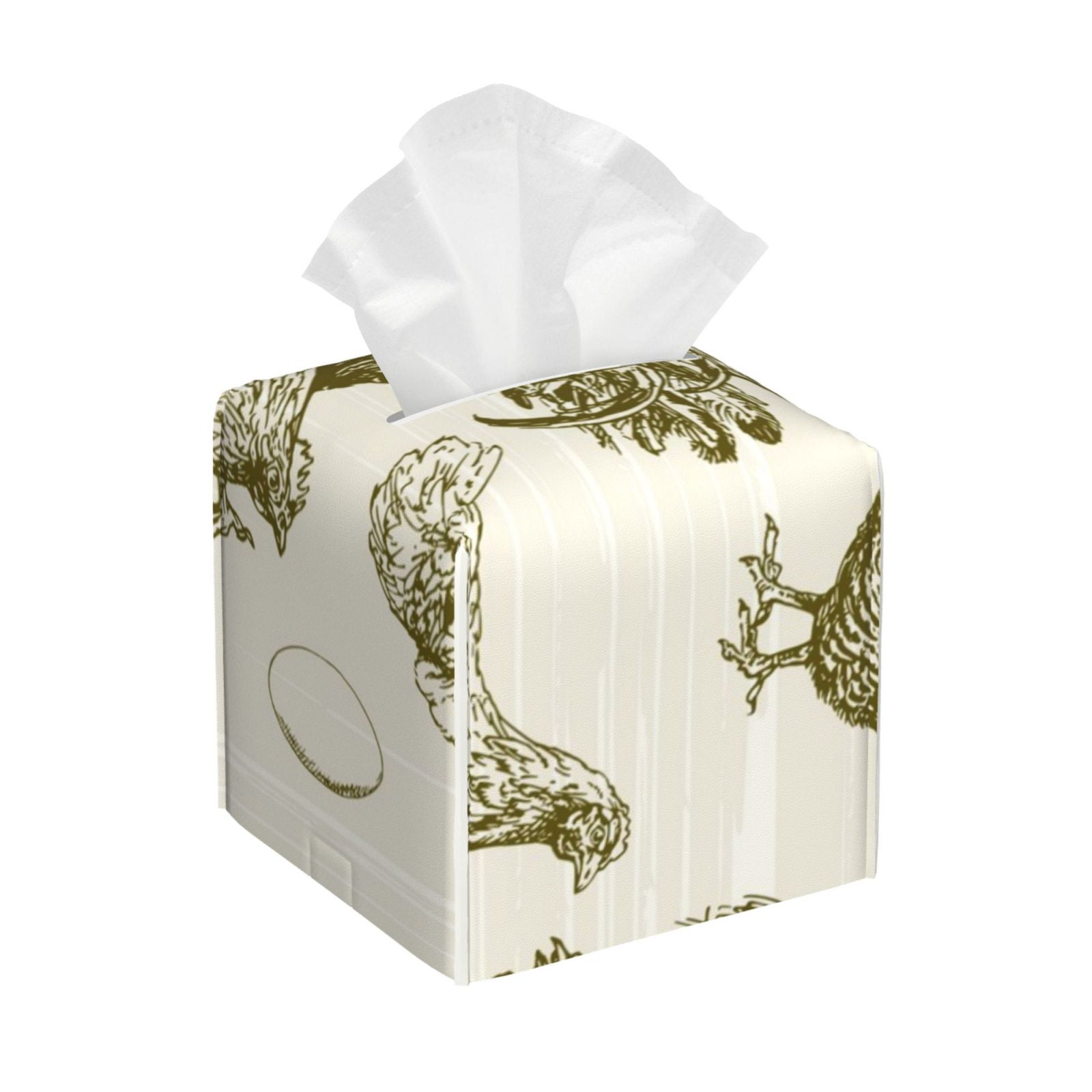 Rocae Chickens for High-grade Leather Tissue Box,Office Tissue Box ...