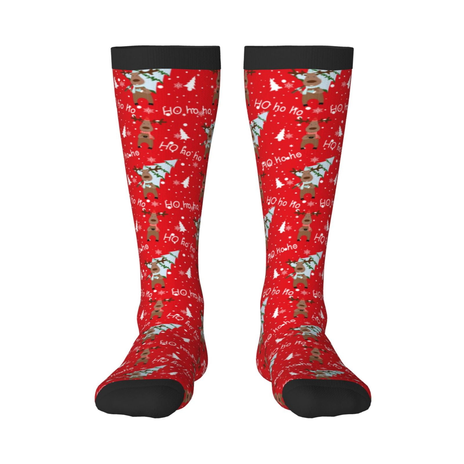 Rocae Christmas Deer 1 for Novelty Casual compression Socks For Women ...