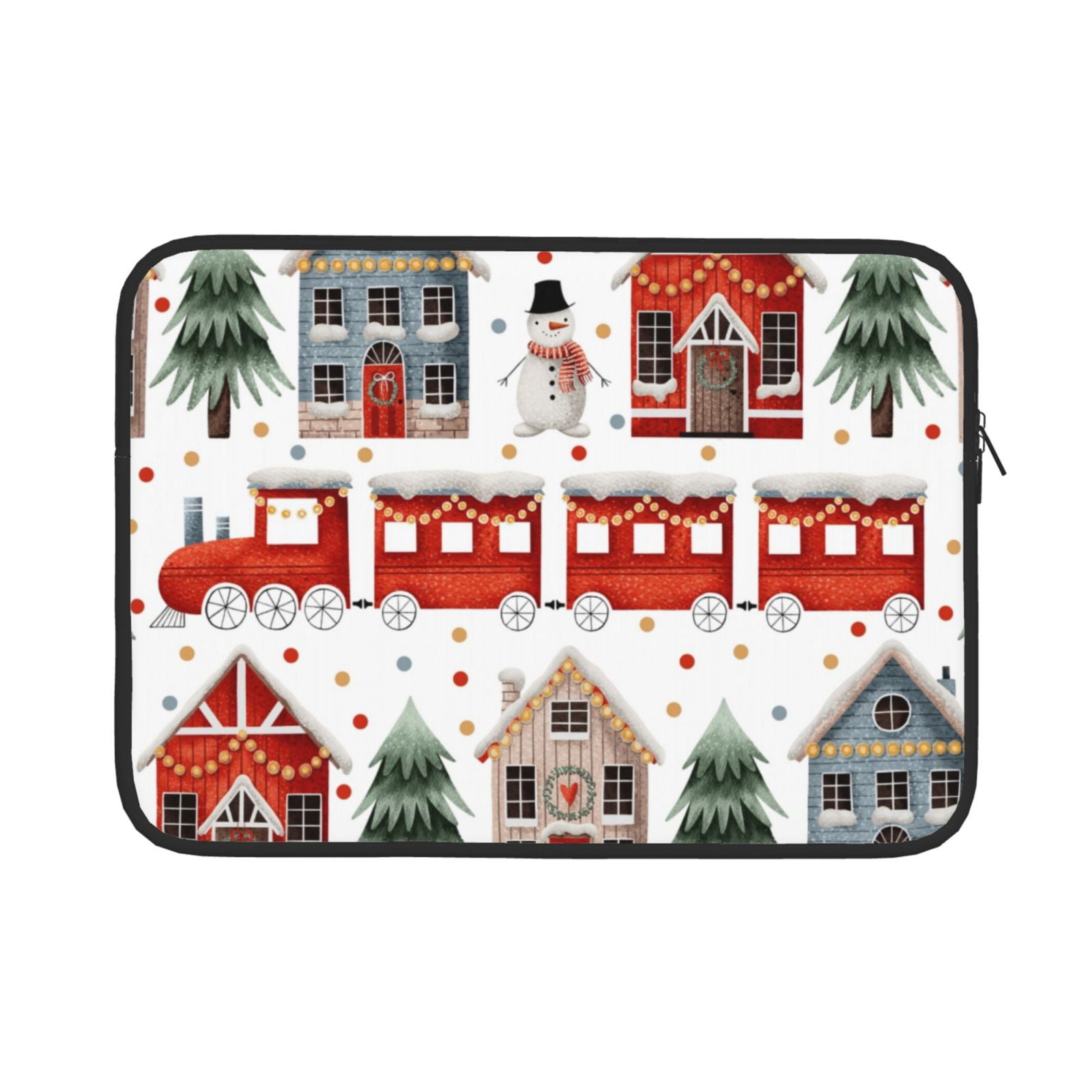 Rocae Christmas Houses for Classic Slim Ergonomic Briefcase and ...