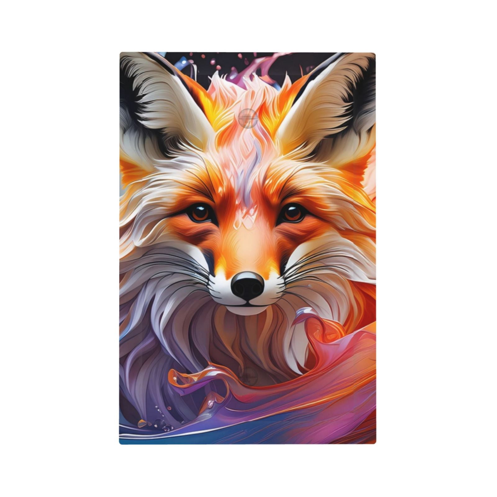 Rocae Color Splash Fox Portrait for Decorator Light Switch or ...