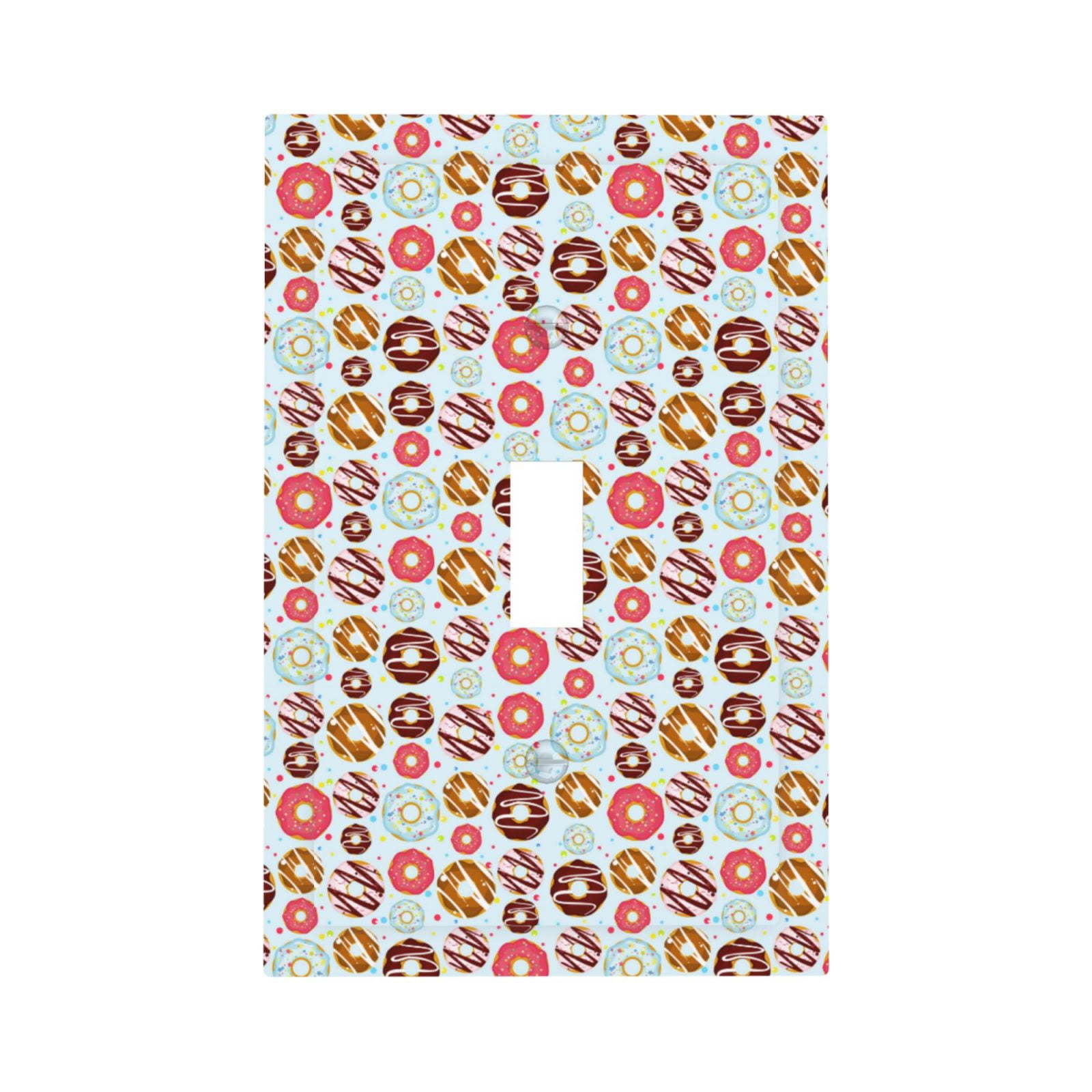 Rocae Colorful Donuts for Decorator Light Switch or Receptacle Outlet ...