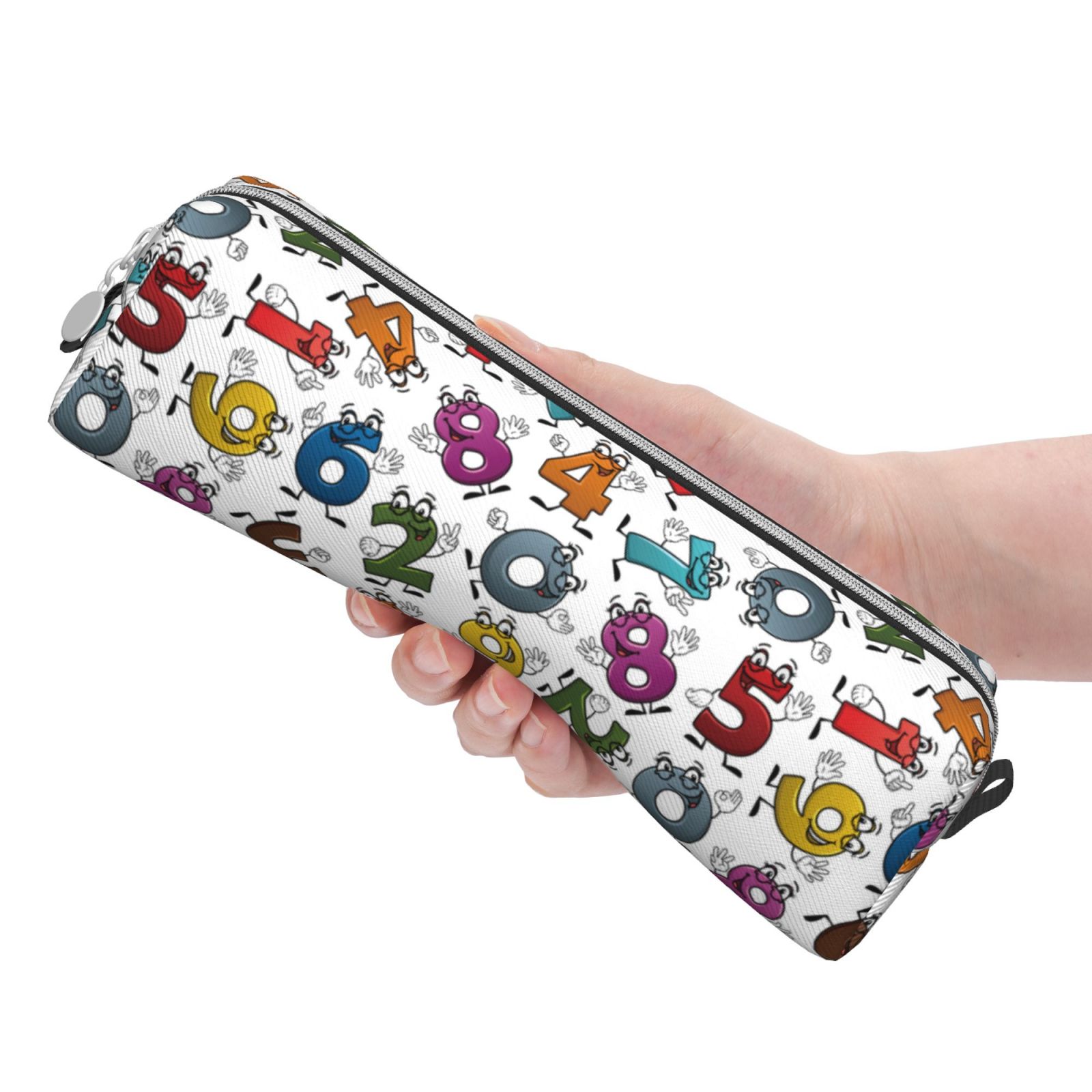 Rocae Colorful Numbers for Pen and Marker Pouch with Zipper for Men and ...
