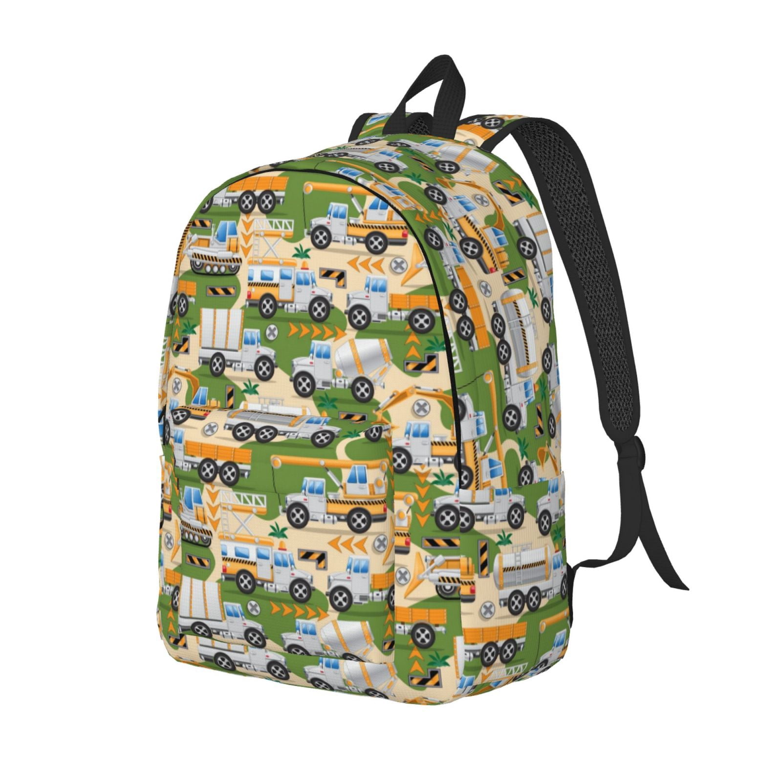 Rocae Construction Machinery1 for Canvas College Laptop Backpack for ...