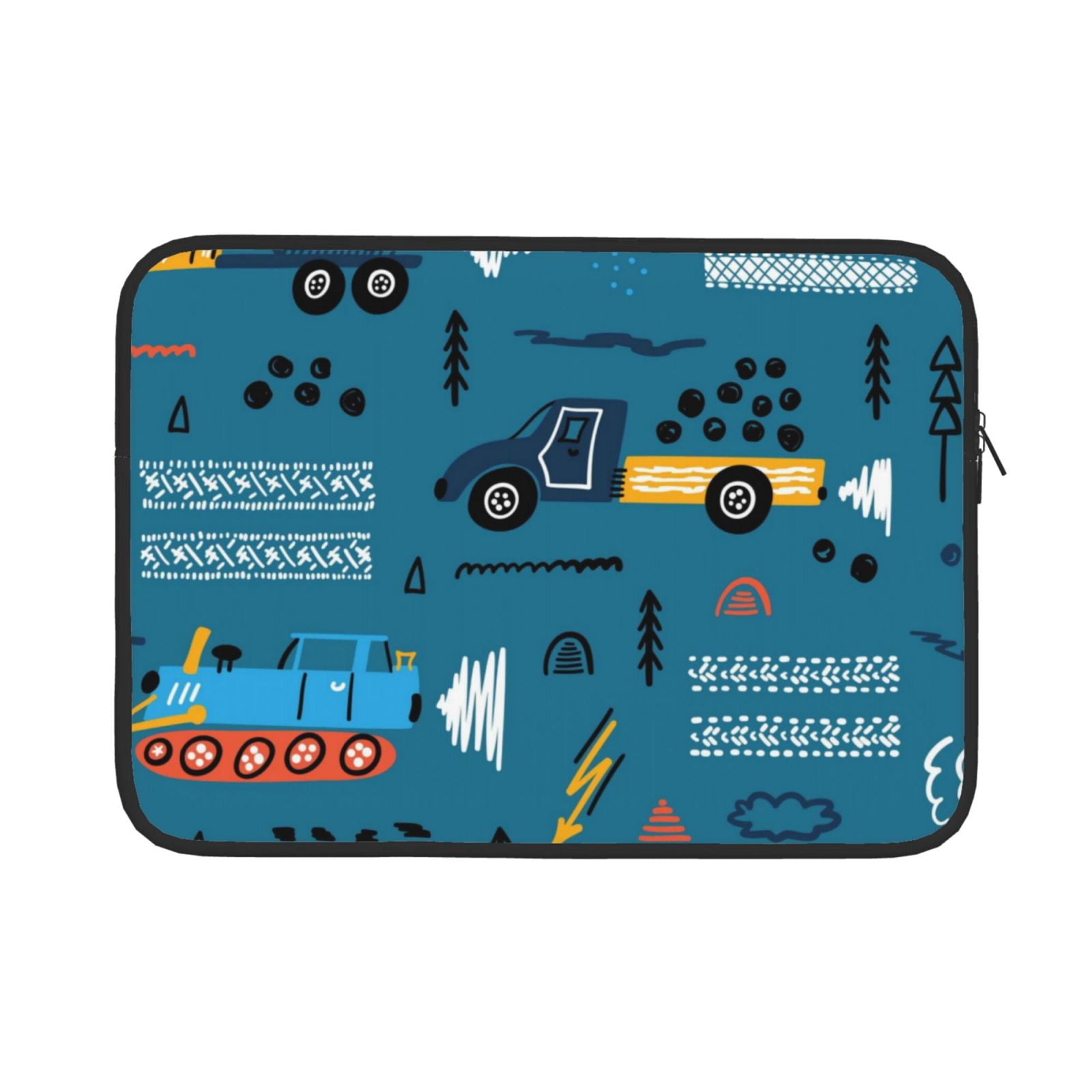 Rocae Construction Trucks for Classic Slim Ergonomic Briefcase and ...