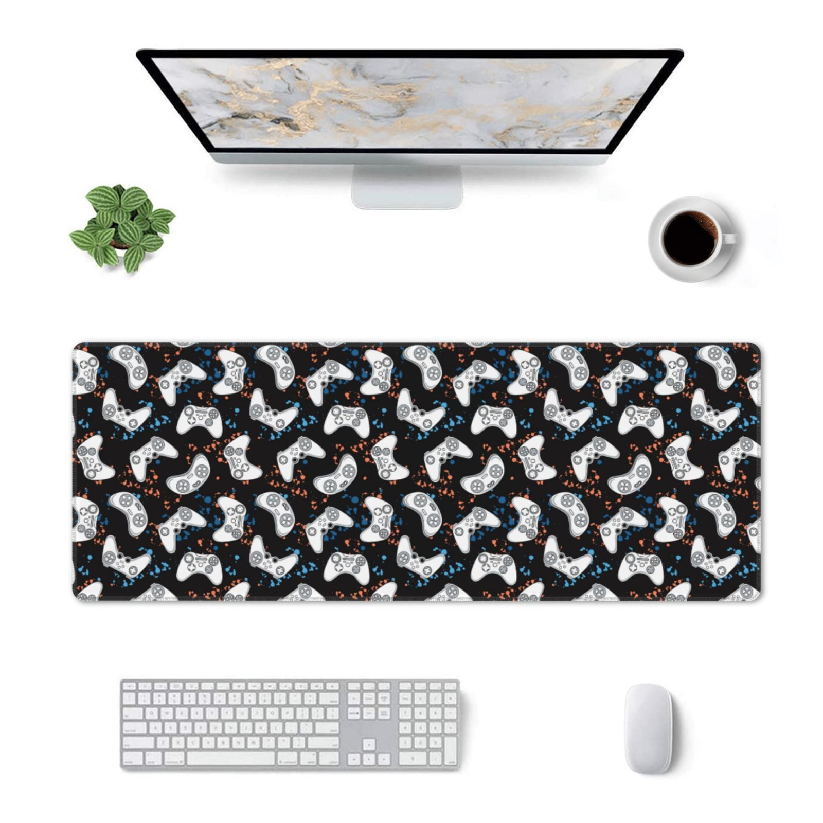 Rocae Cool Gamepad for Gaming Mouse Pad, Mouse Pad Large, Office ...