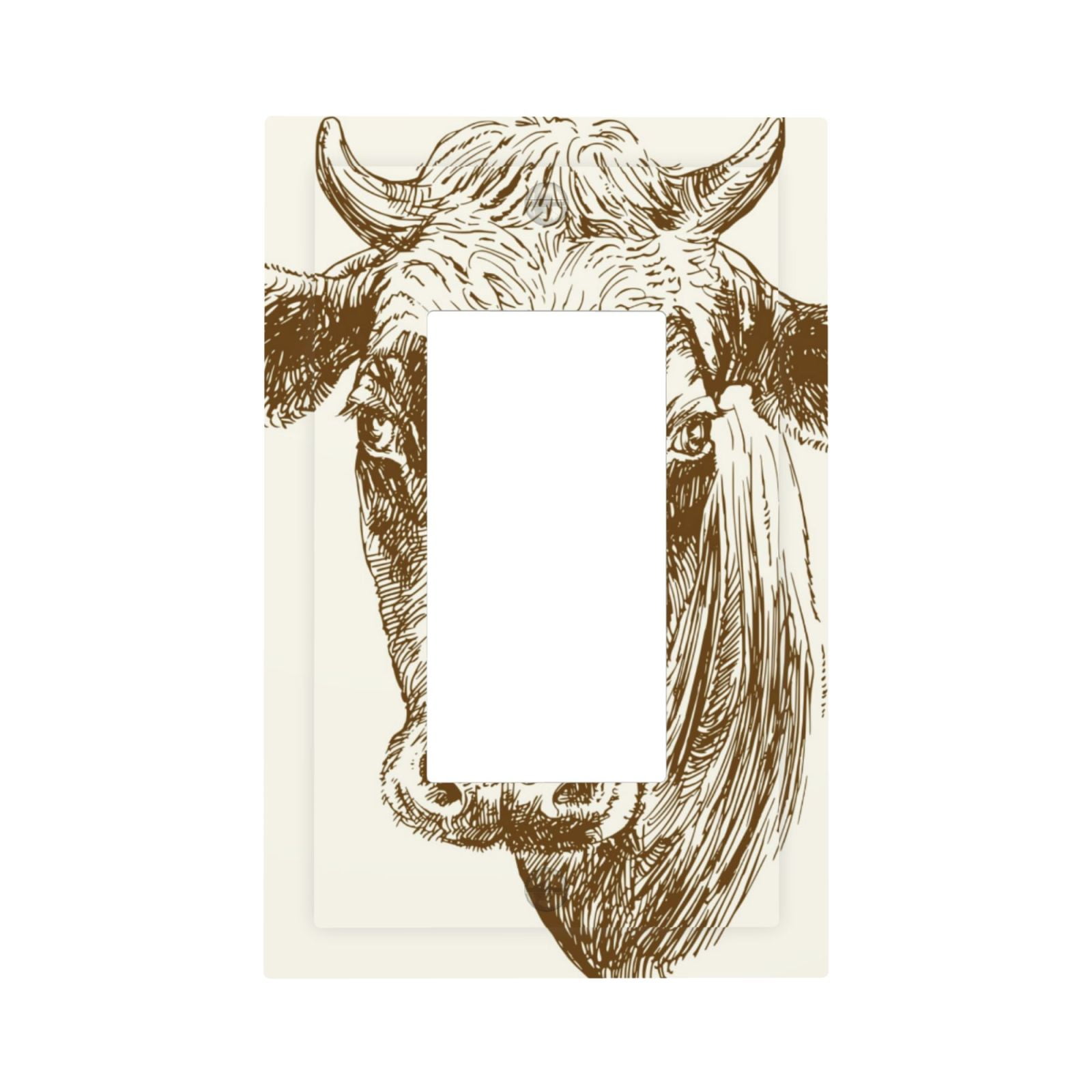 Rocae Cow for Decorator Light Switch or Receptacle Outlet Wall Plate ...