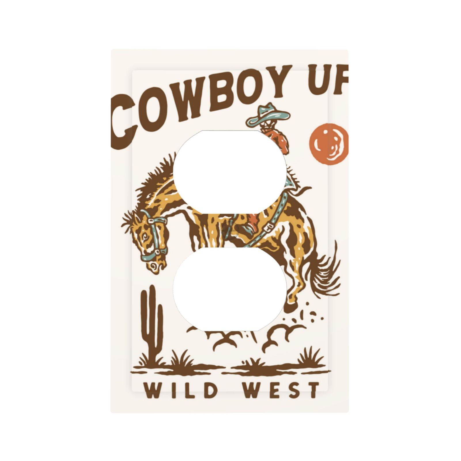 Rocae Cowboy Up Vintage Wild West for Decorator Light Switch or ...