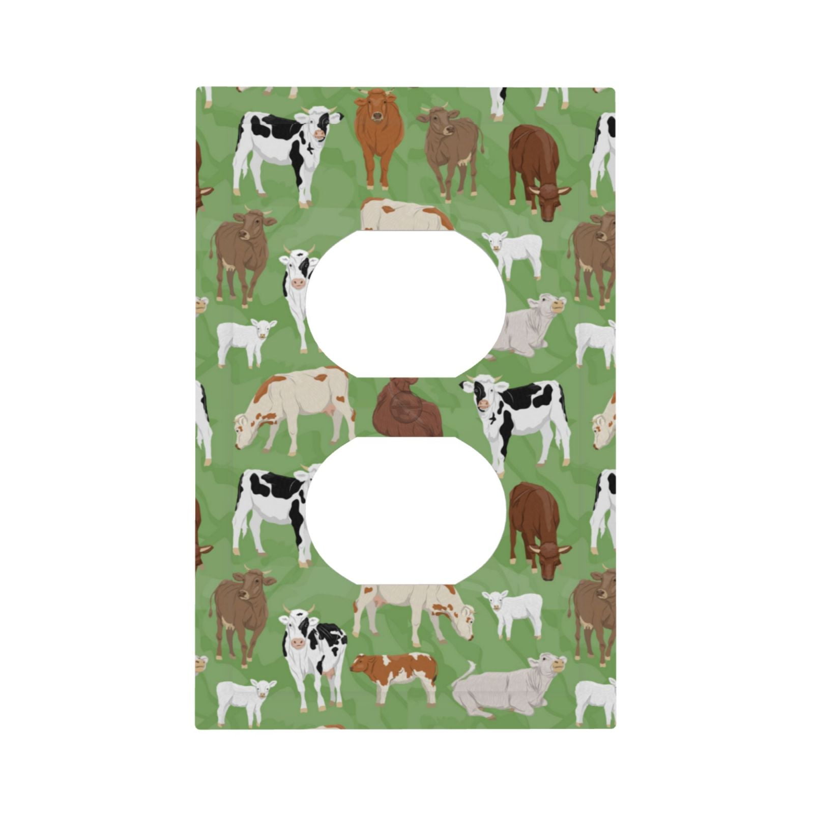Rocae Cows And Calves for Decorator Light Switch or Receptacle Outlet ...