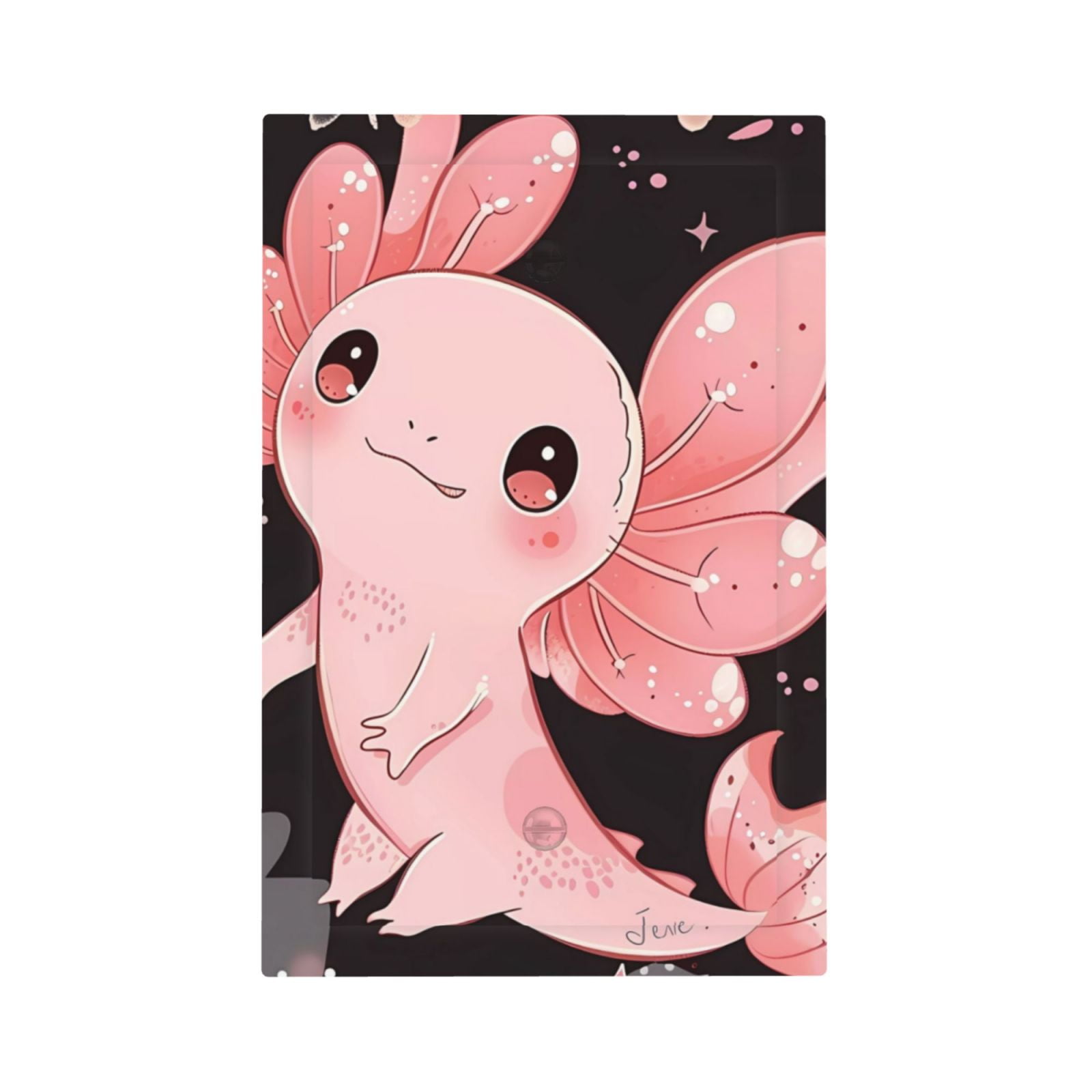Rocae Cute Axolotl Sakura Blossoms A for Decorator Light Switch or ...