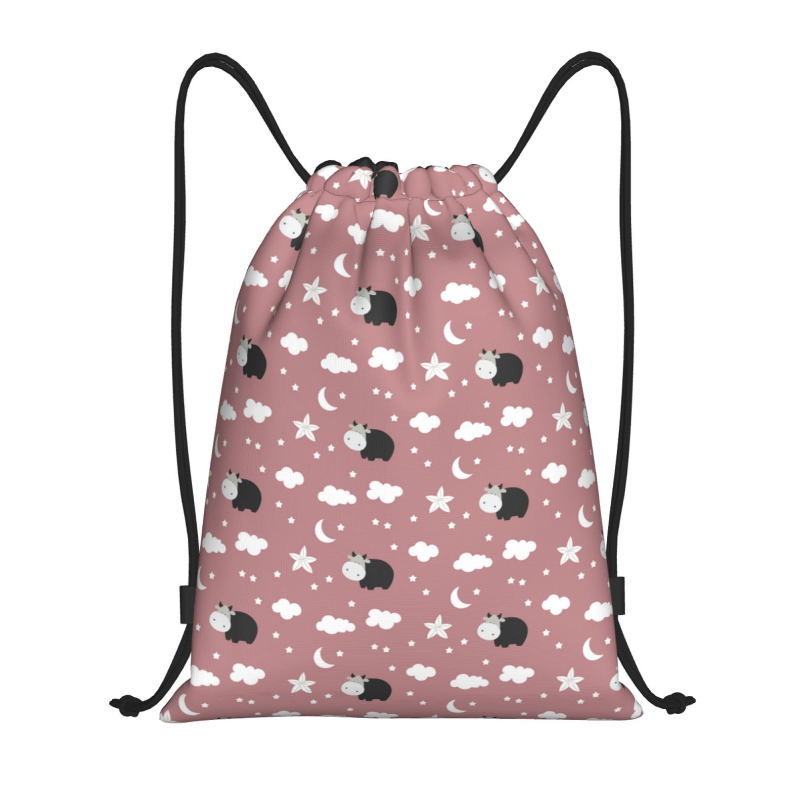 Rocae Cute Calf for Gym Bag Drawstring Bags Gym Backpack for Gym ...