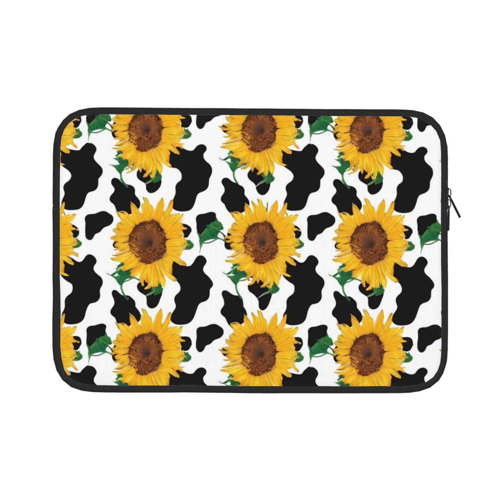 Rocae Cute Cow Print Sunflower B for Classic Slim Ergonomic Briefcase ...
