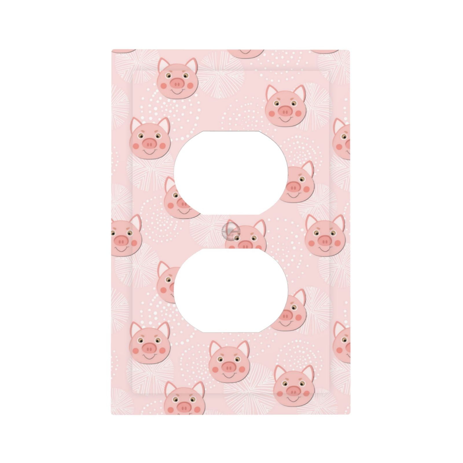 Rocae Cute Pig Face for Decorator Light Switch or Receptacle Outlet ...