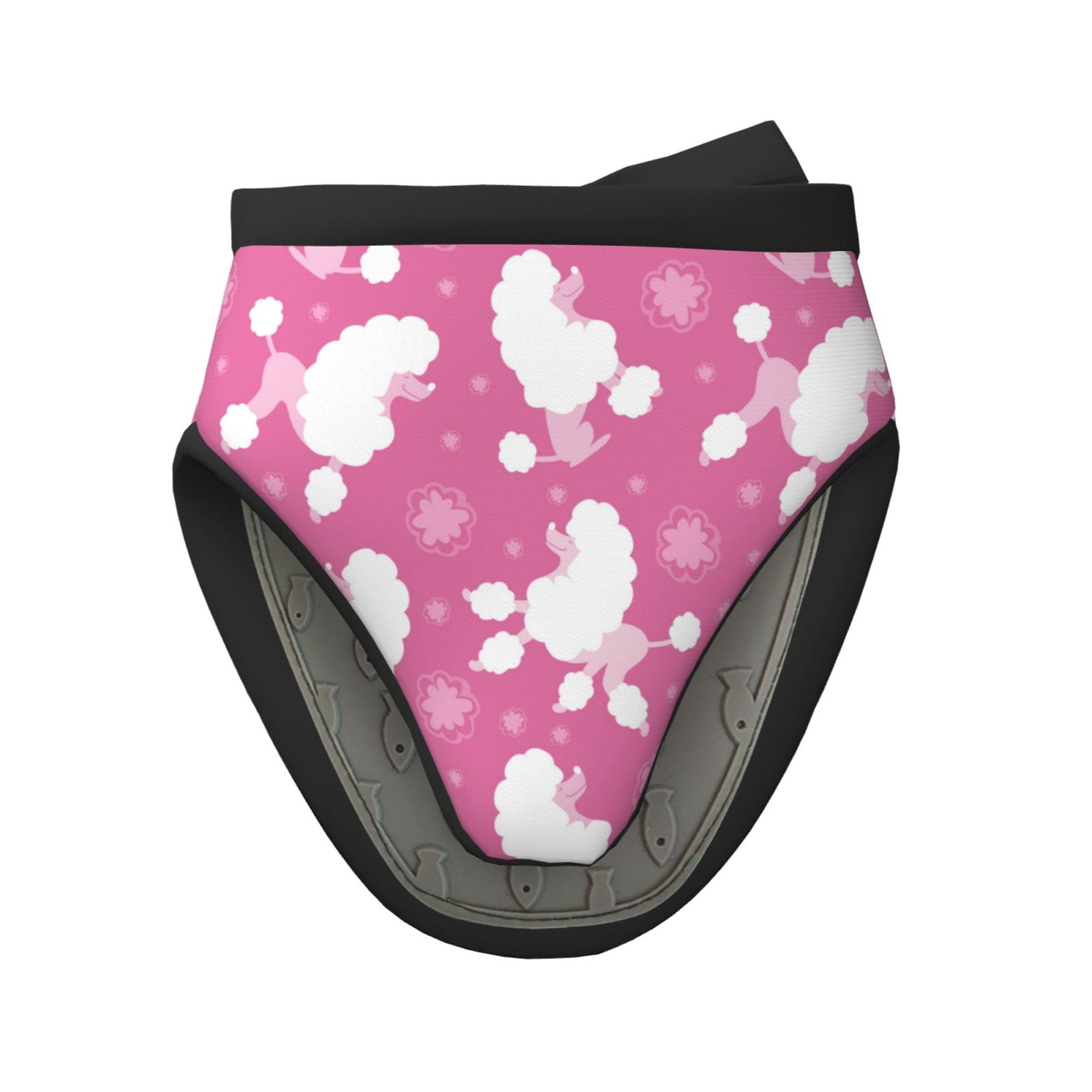 Rocae Cute Poodle Dog for Mini Oven Mitts Rubber Oven Glove, Kitchen ...