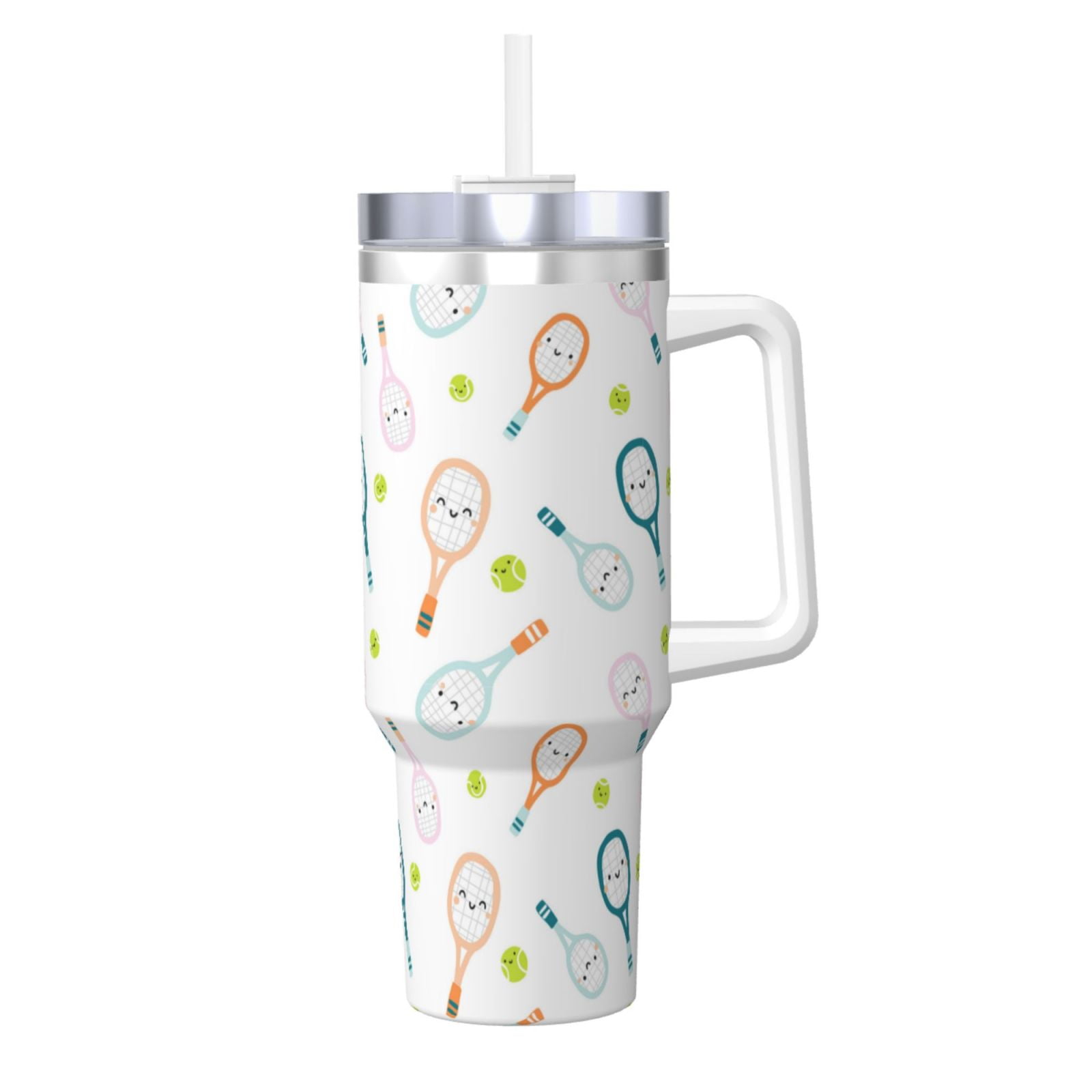 Rocae Cute Tennis Rackets for 40OZ Ice Bully With Handle Keeps Drinks ...