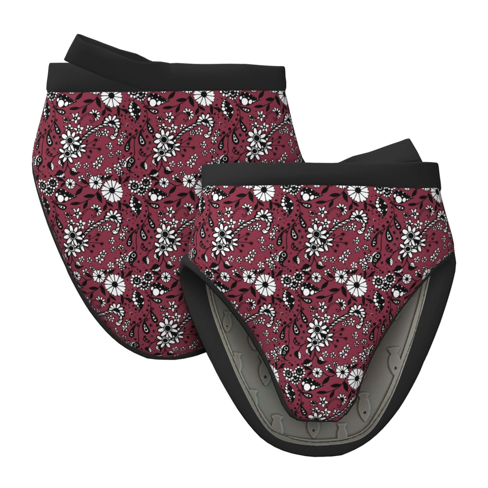 Rocae Daisies Flowers for Mini Oven Mitts Rubber Oven Glove, Kitchen ...
