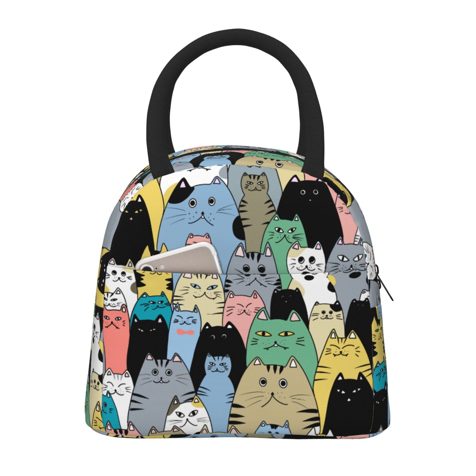 Rocae Different Cats for Leakproof Lunch Box for Adults, Wide Opening ...