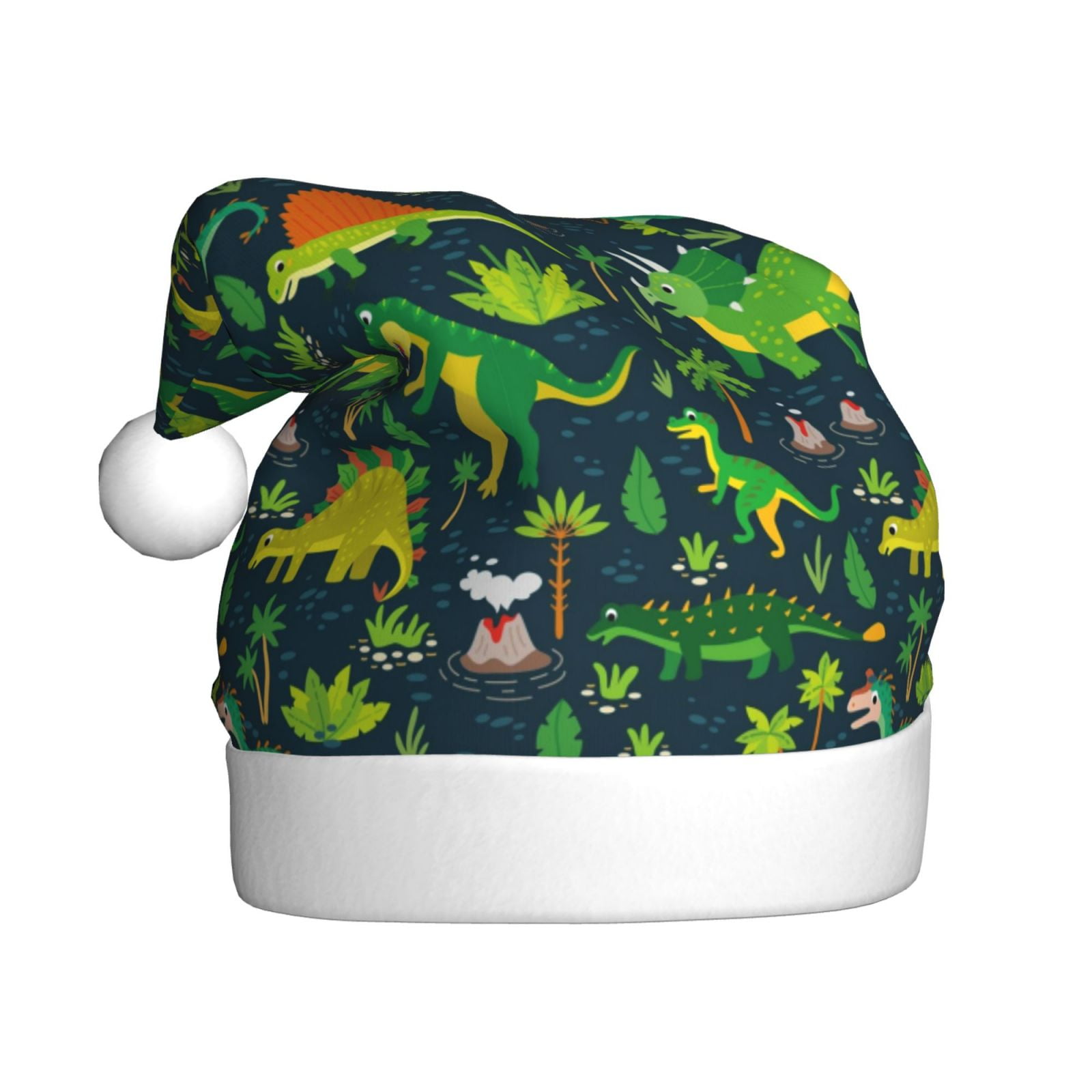 Dinosaur Santa Hat