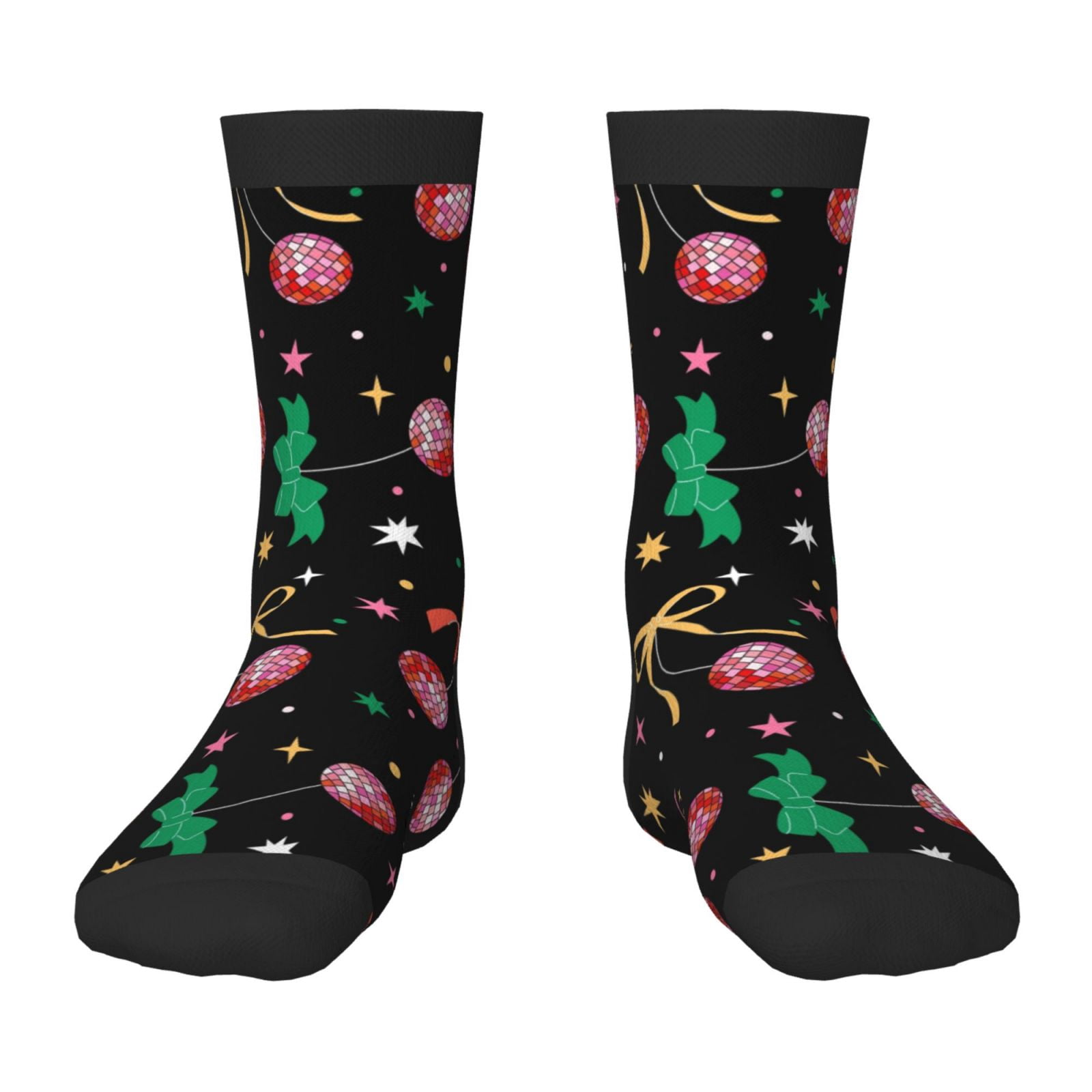 Rocae Disco Mirror Ball for Girls Boys Crew Socks,Children's Socks ...