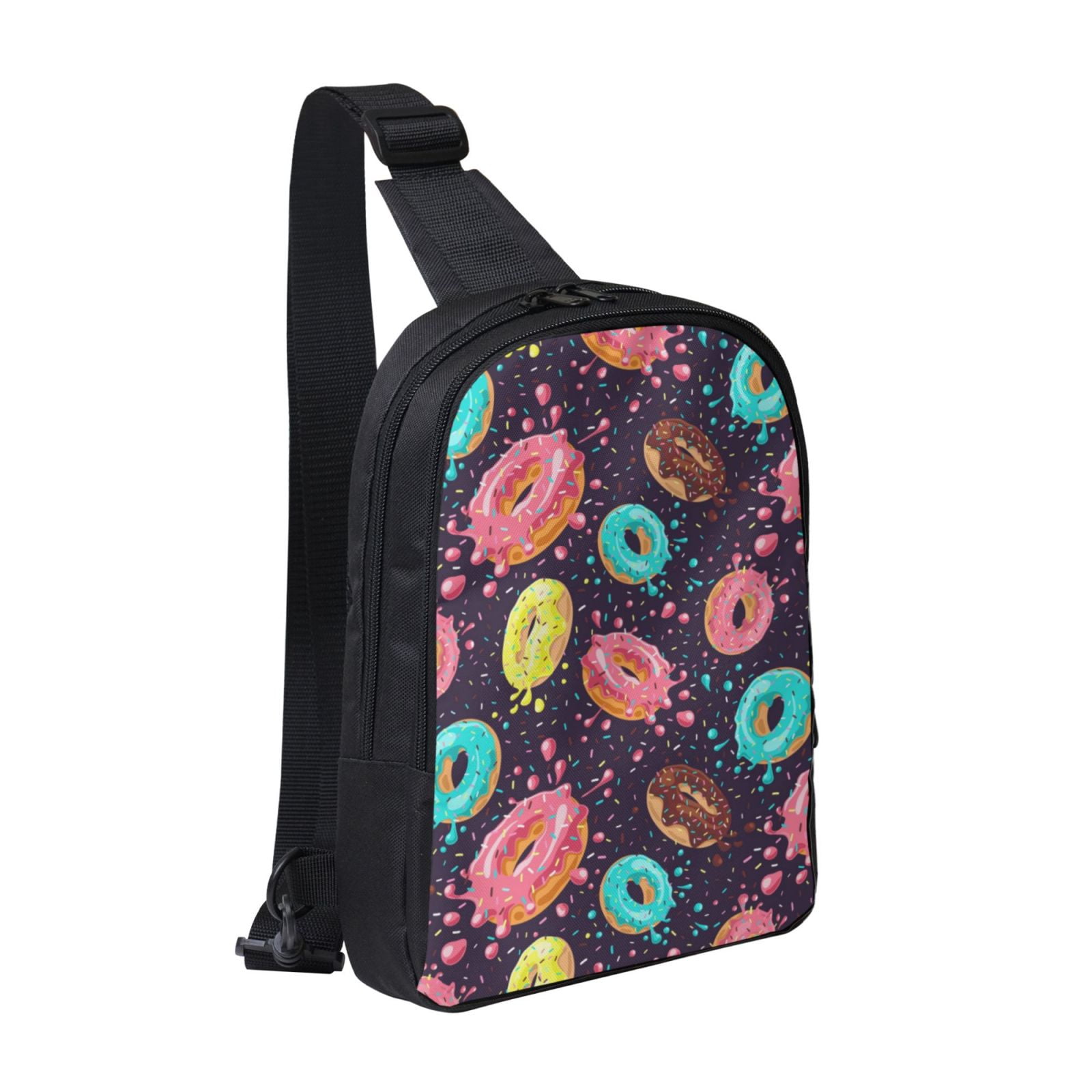 Rocae Donuts1 for Lightweight Chest Bag Dual Pocket, Waterproof ...