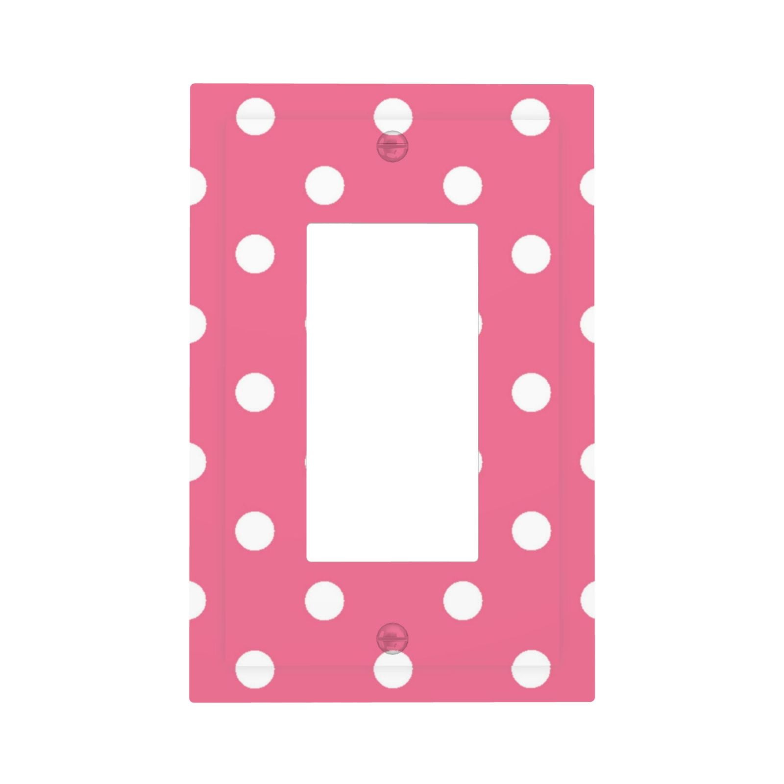 Rocae Dots On Rose Red Background for Decorator Light Switch or ...