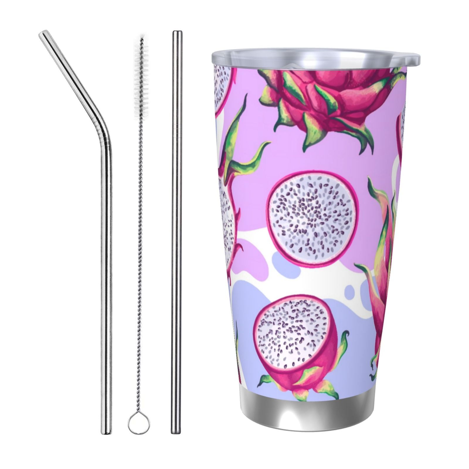 Rocae Dragon Fruit for 20 Ounces Stainless Steel Insulted Tumbler Car Cup Drink Mug ...