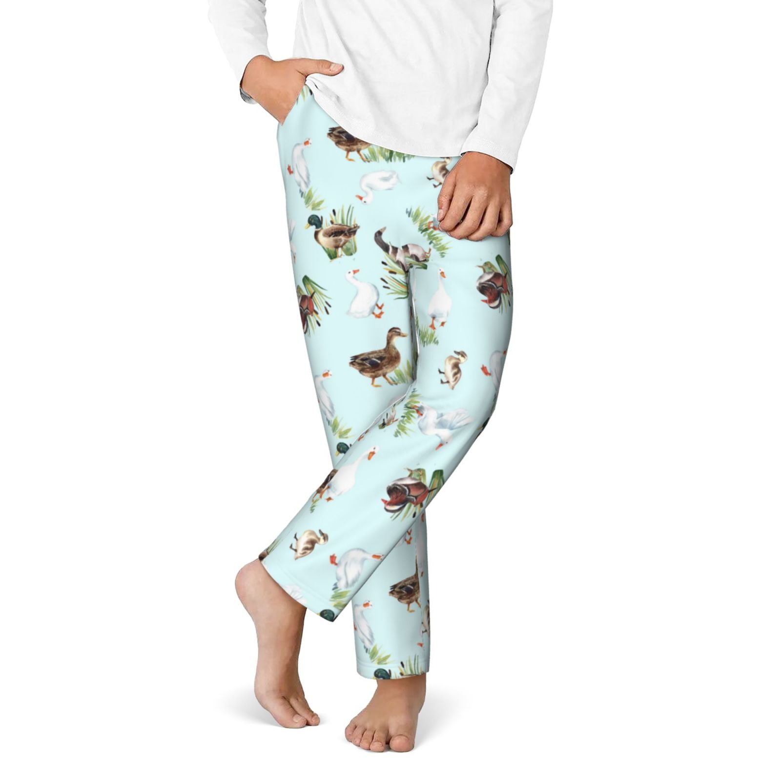 Rocae Duck Animals Farm for Teenagers' Pajama Pants,Girls lounge pants ...