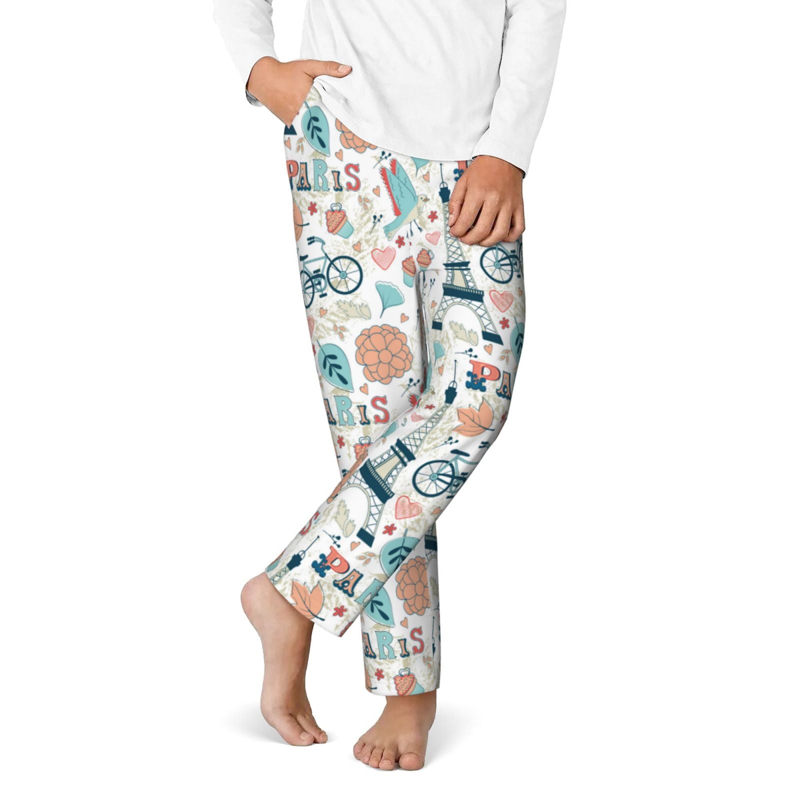 Rocae Eiffel Tower for Teenagers' Pajama Pants,Girls lounge pants ...