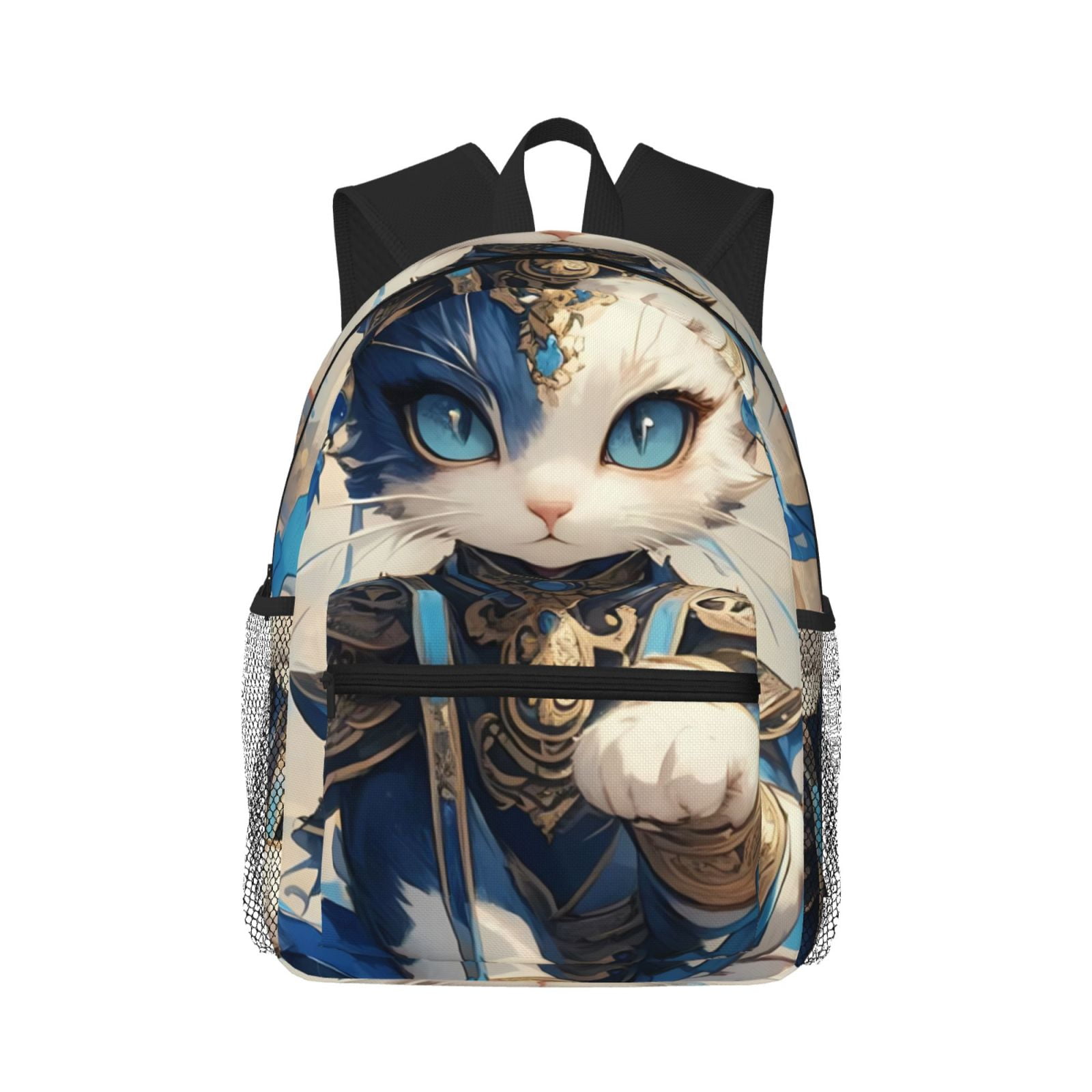 Rocae Exotic Blue Cat for Lightweight Casual Backpack Travel Hiking ...