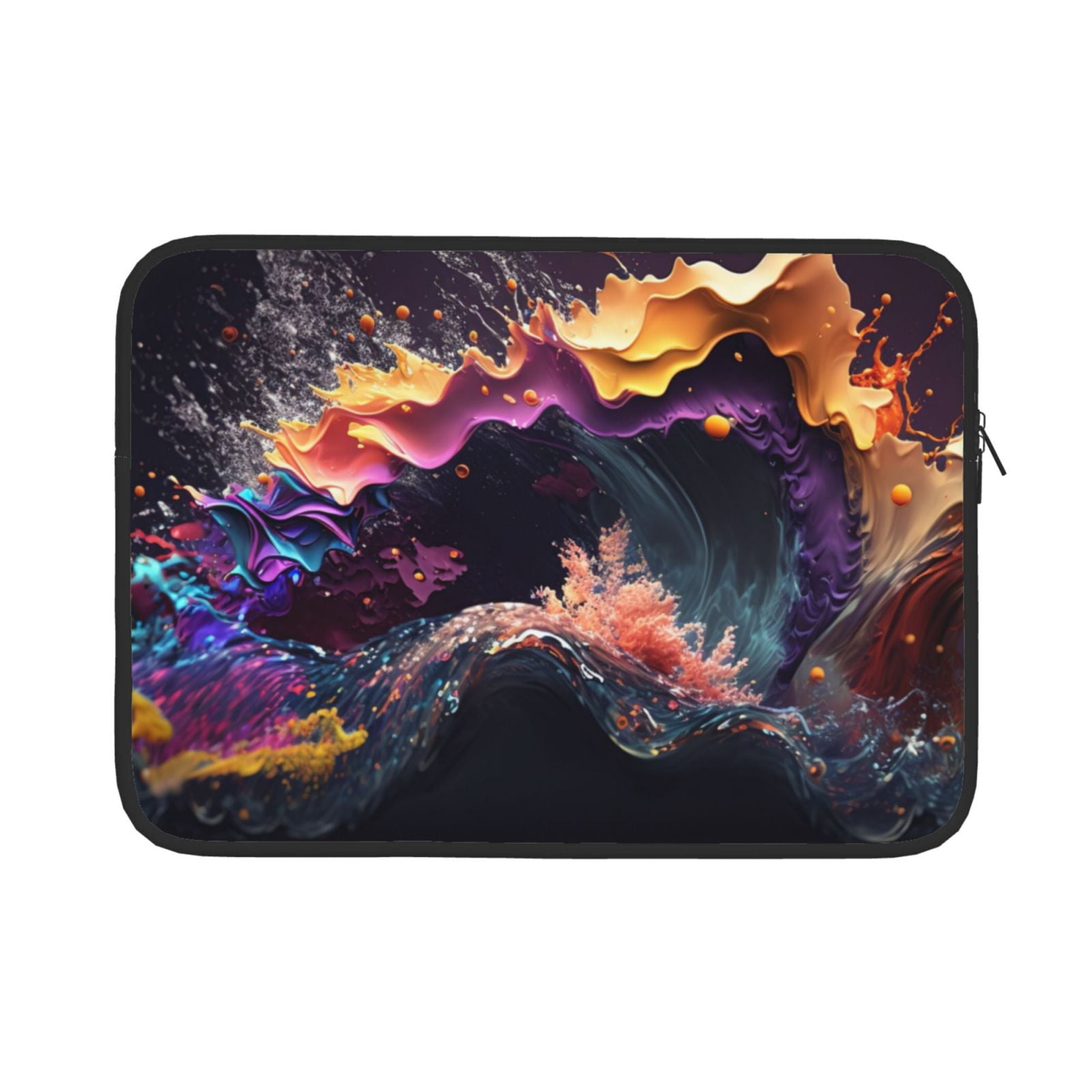 Rocae Explosive Fluid Splash Art for Classic Slim Ergonomic Briefcase ...