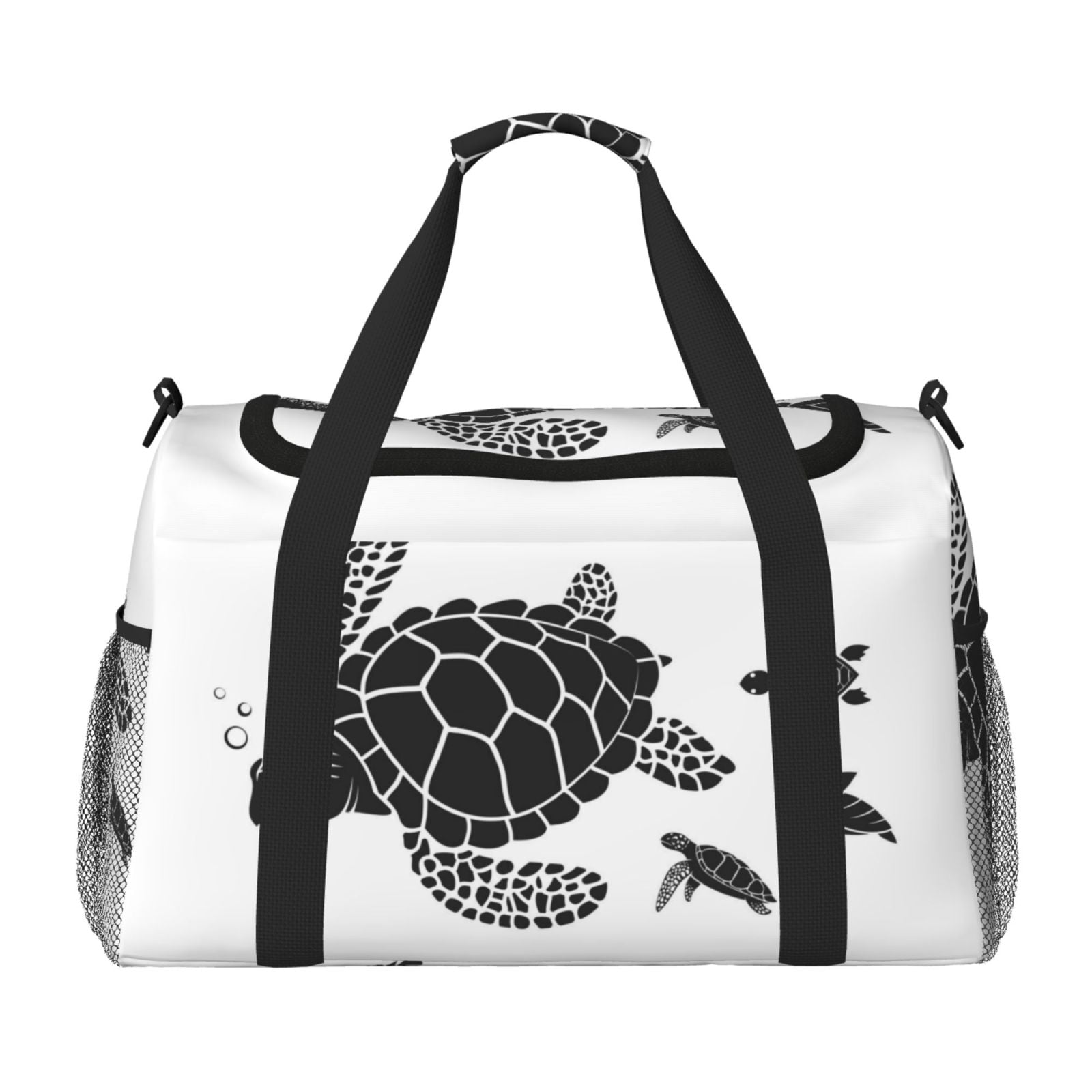 Rocae Family Of Sea Turtles Print Hand Travel Bag Travel Duffel Bag and ...