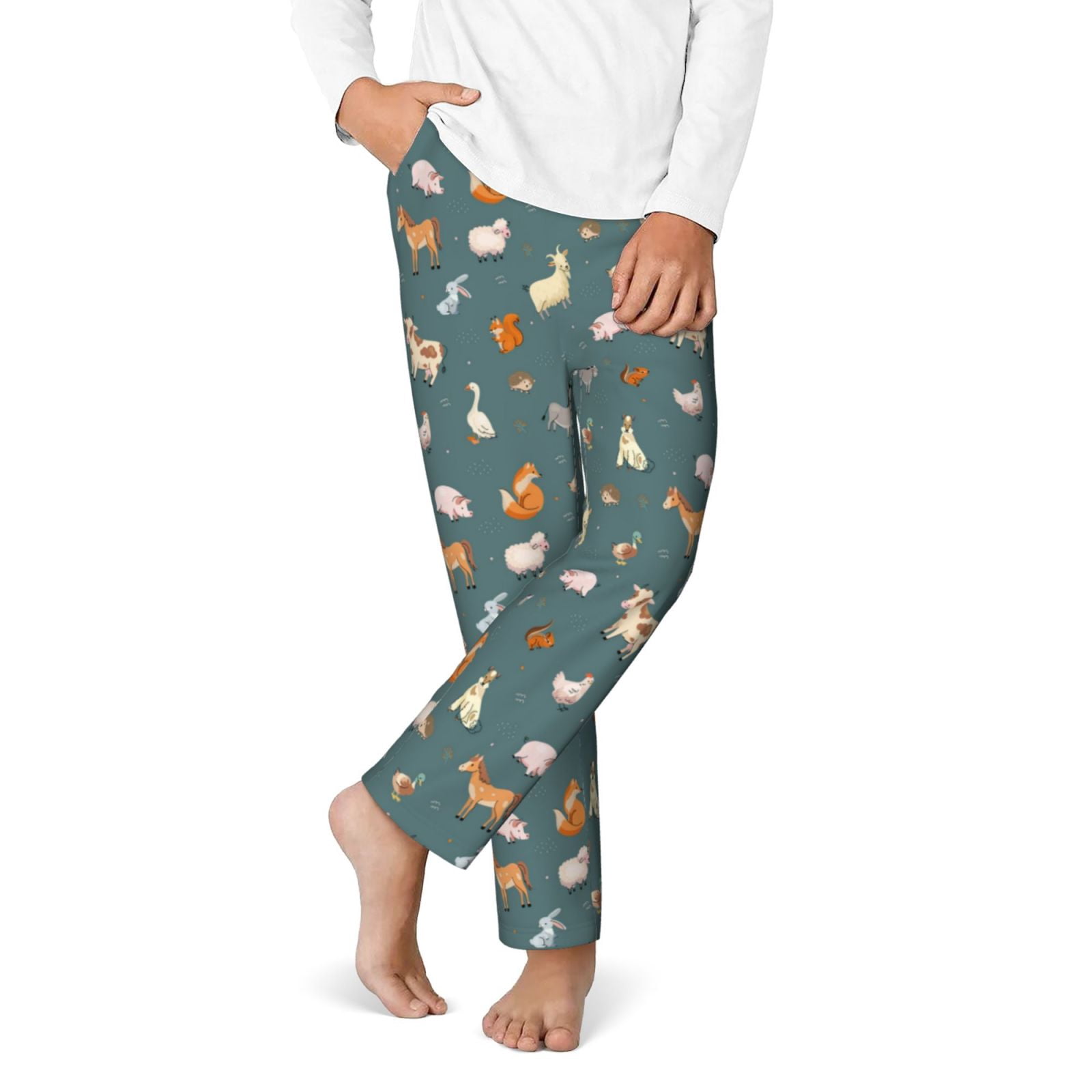 Rocae Farm Animal for Teenagers' Pajama Pants,Girls lounge pants ...