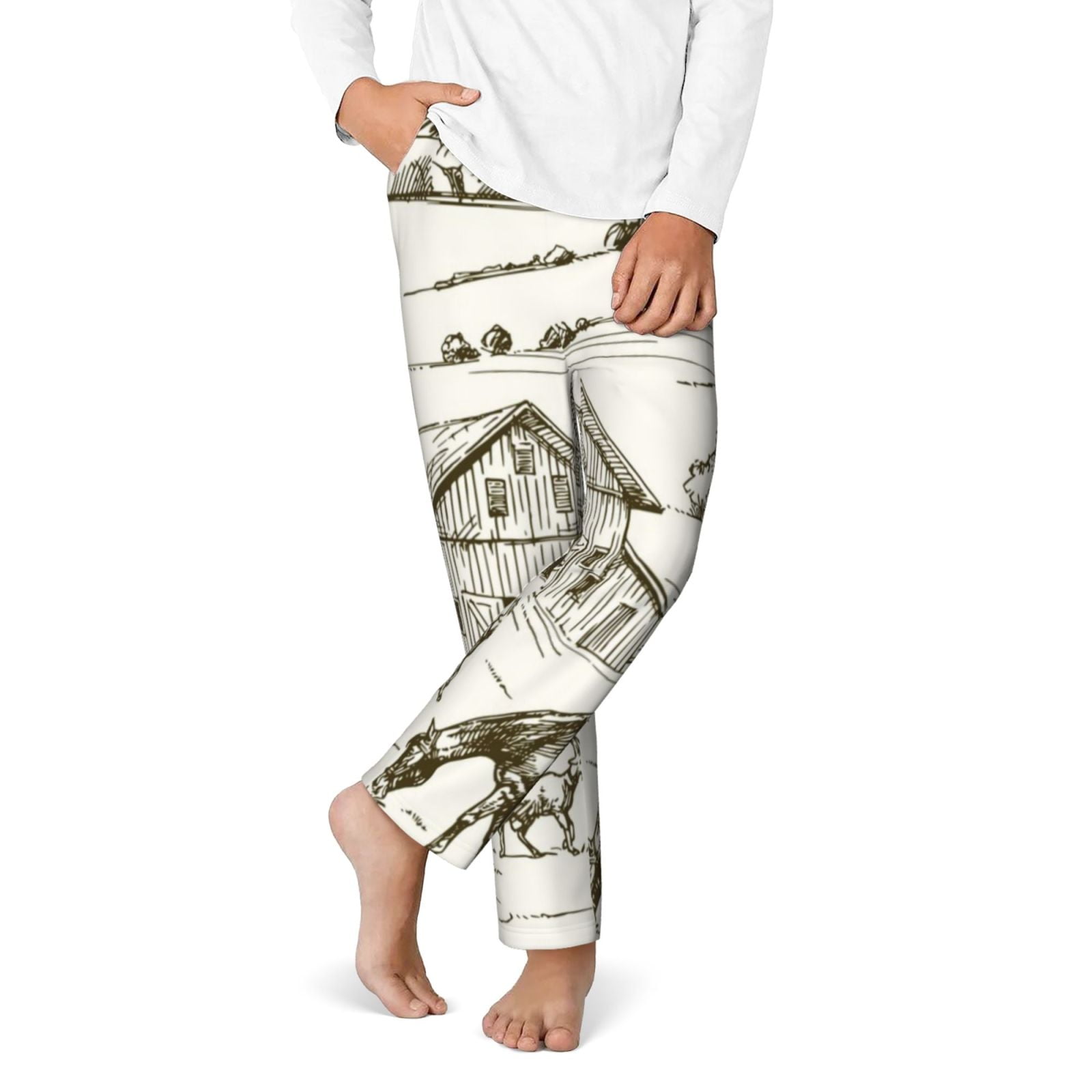 Rocae Farm Animals 2 for Teenagers' Pajama Pants,Girls lounge pants ...