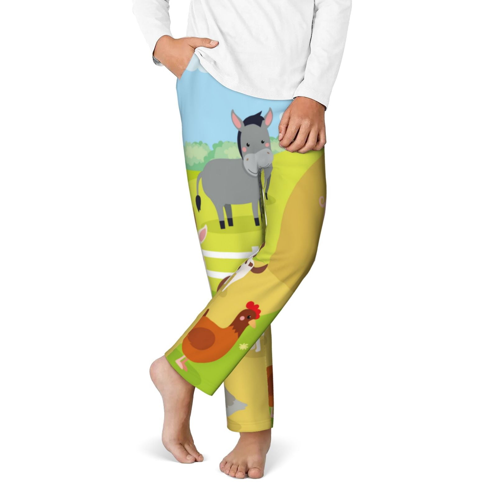 Rocae Farm Animals 3 for Teenagers' Pajama Pants,Girls lounge pants ...