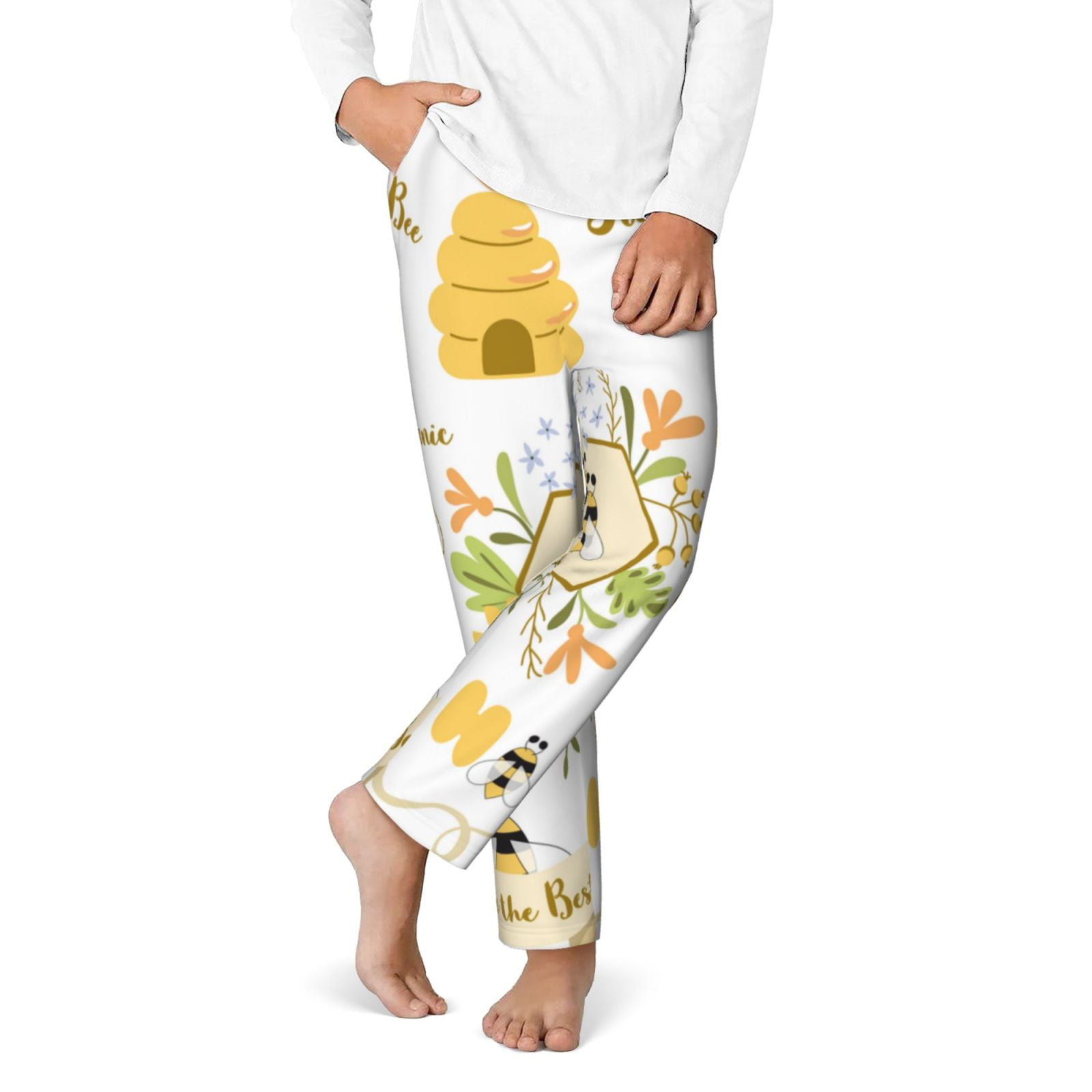 Rocae Farm Bee Cute Honey for Teenagers' Pajama Pants,Girls lounge ...