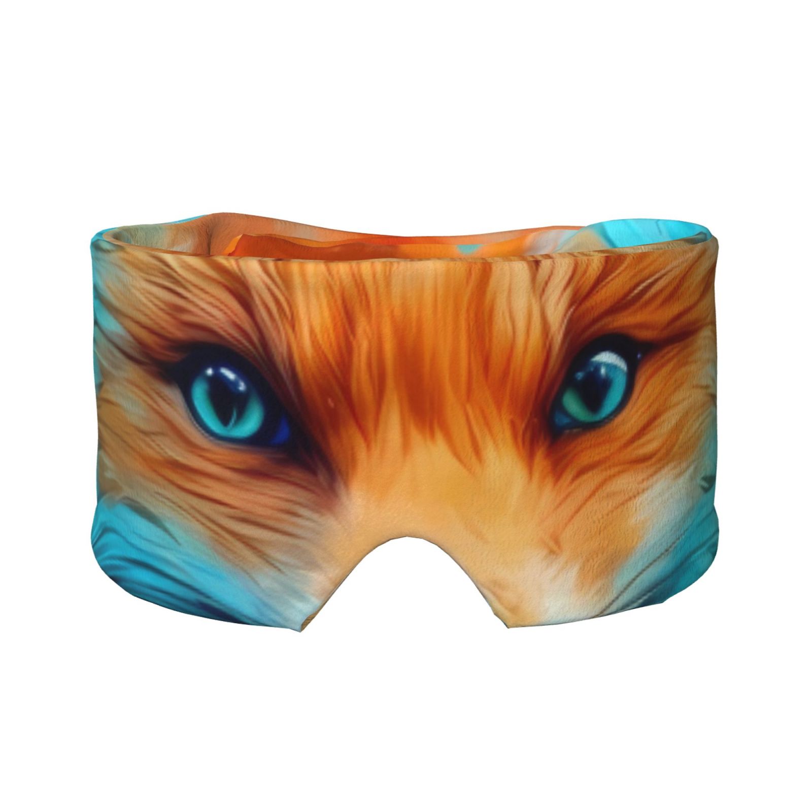 Rocae Fiery Red Maple Leaf Fox for Sleep Mask for Sleeping, Soft and ...