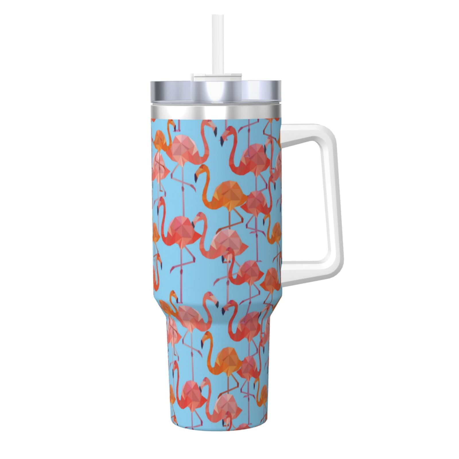 Rocae Flamingo for 40OZ Ice Bully With Handle Keeps Drinks Hot or Cold ...