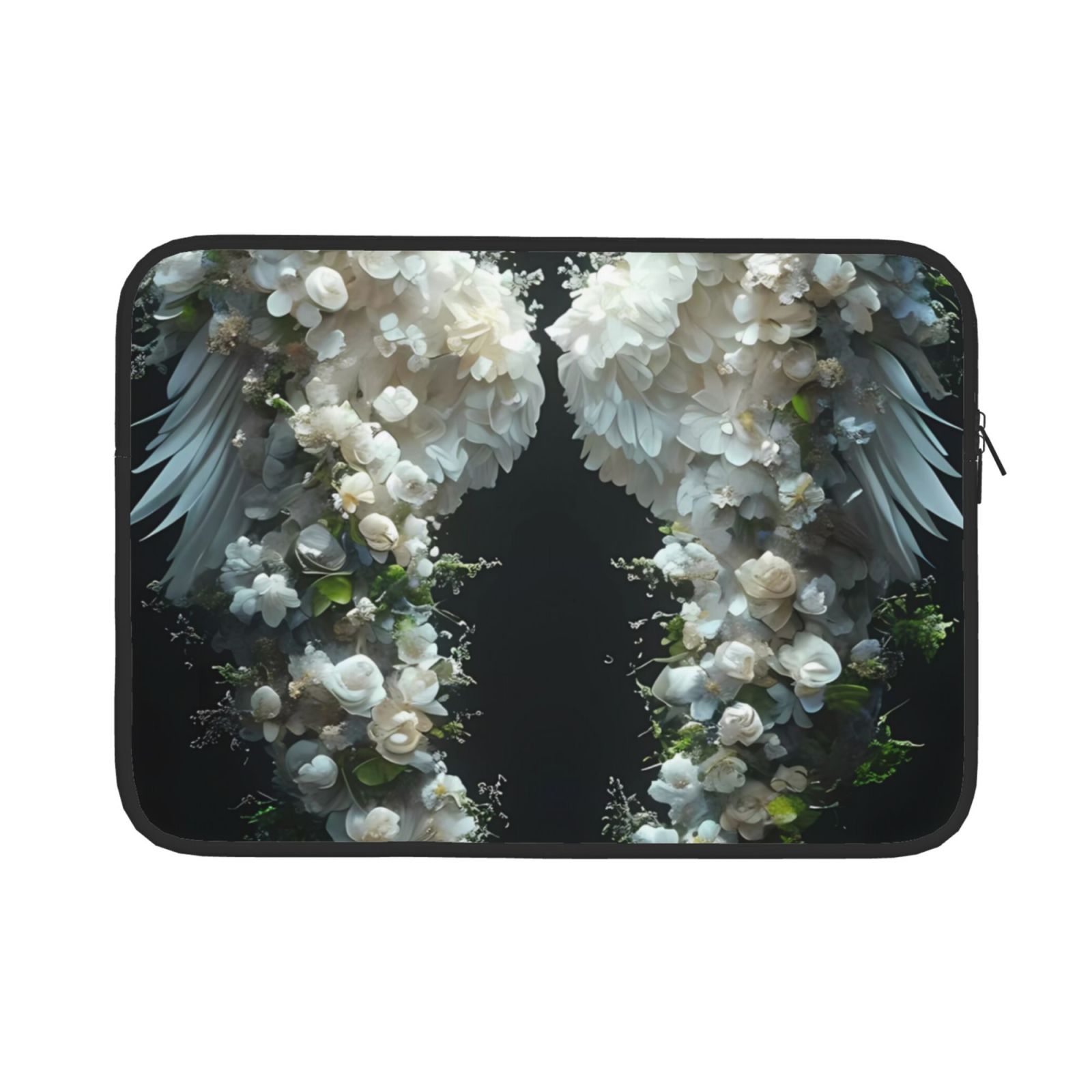 Rocae Floral Angelic White Wings for Classic Slim Ergonomic Briefcase ...