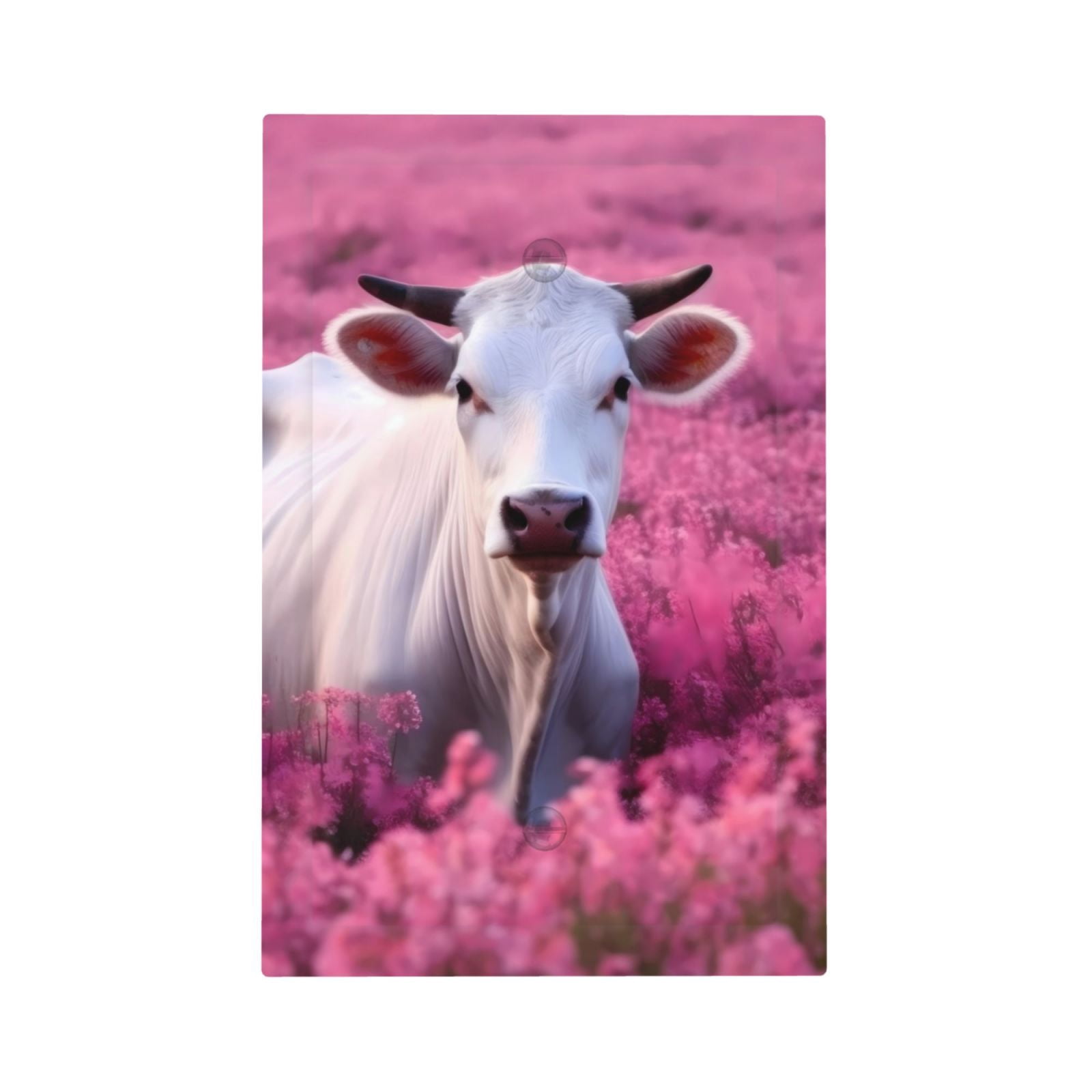 Rocae Flower Field Cow for Decorator Light Switch or Receptacle Outlet ...