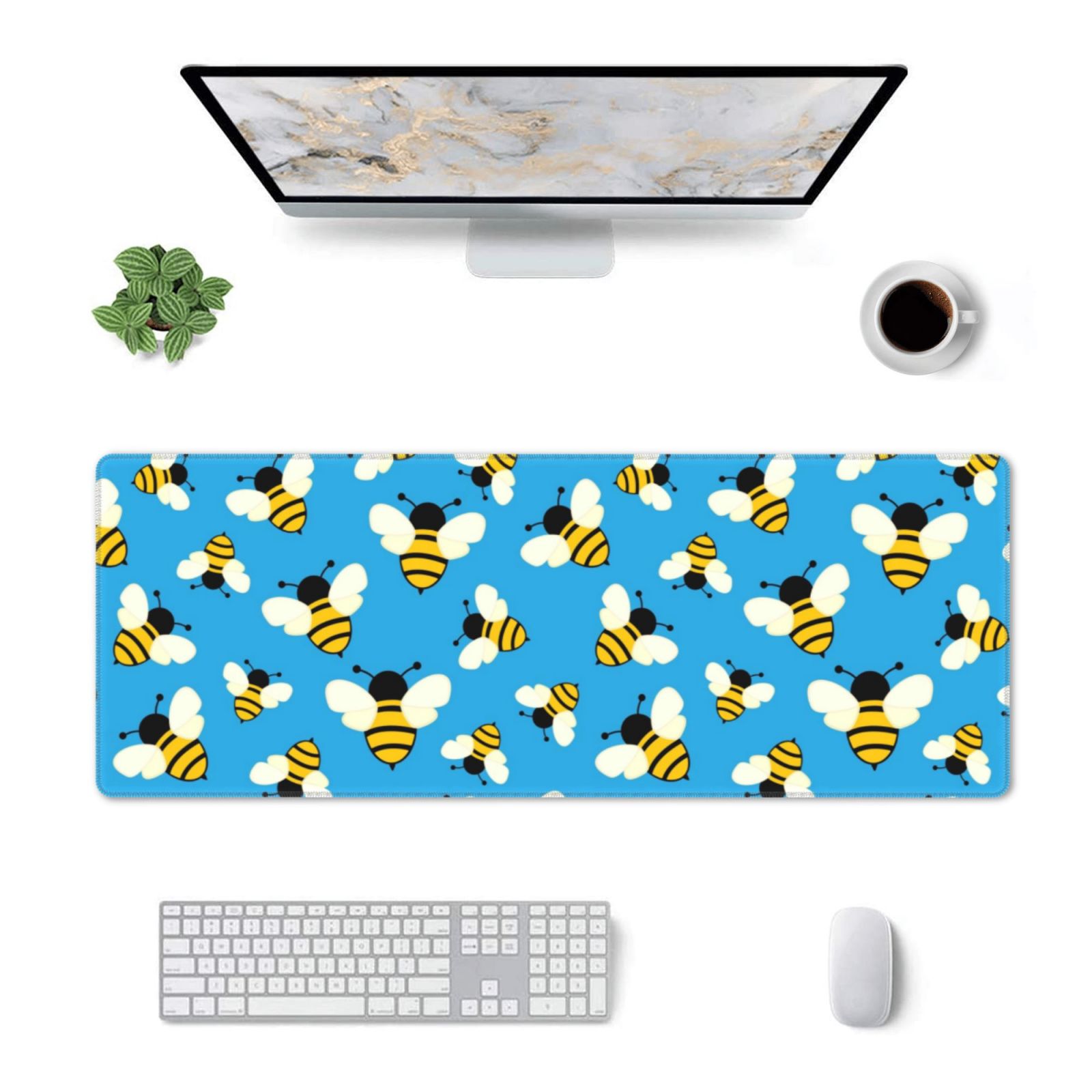 Rocae Flying Bees for Gaming Mouse Pad, Mouse Pad Large, Office ...