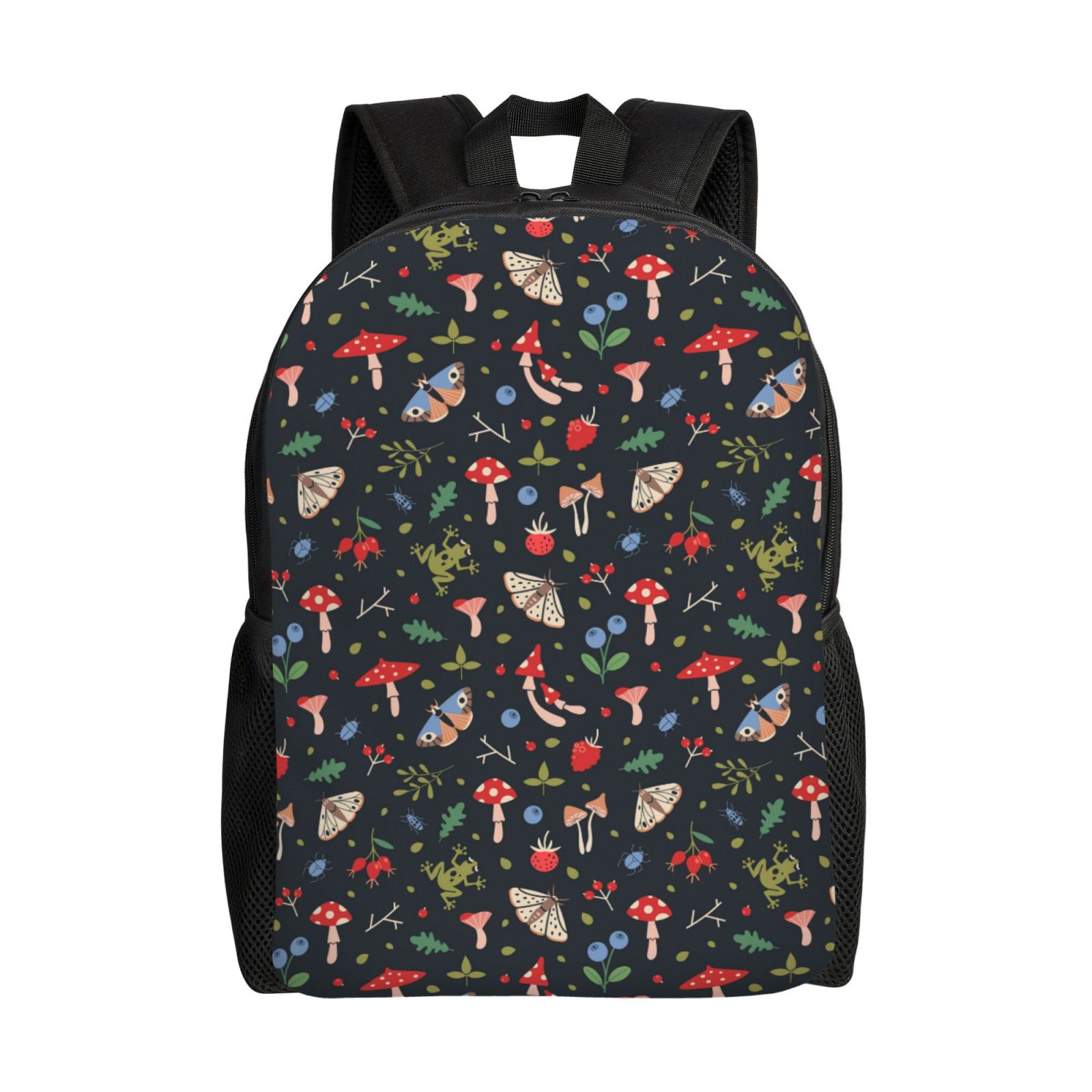 Rocae Forest Flora and Insects print Computer bag with separate compartment, suitable for 15 ...