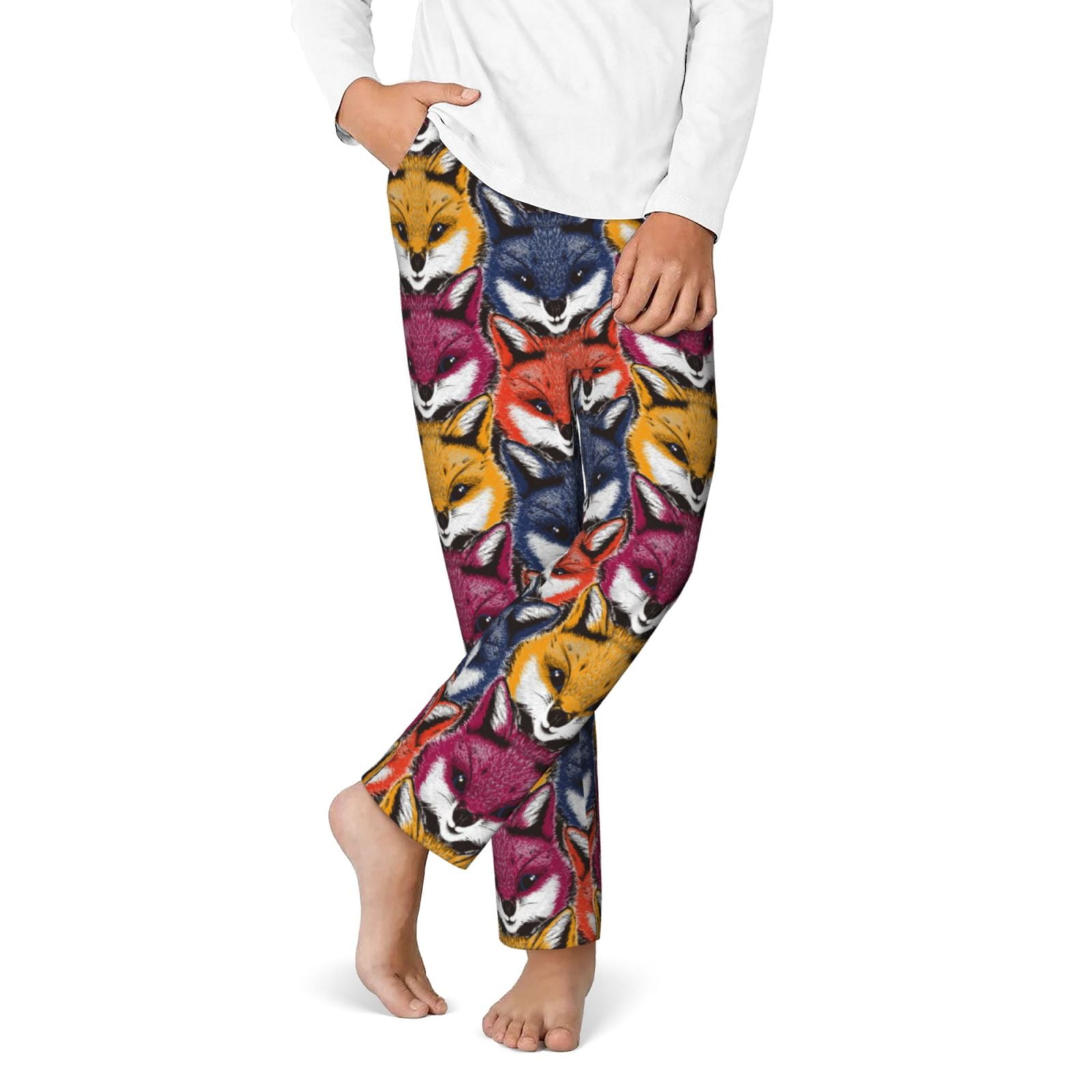 Rocae Fox Face for Teenagers' Pajama Pants,Girls lounge pants,Perfect ...