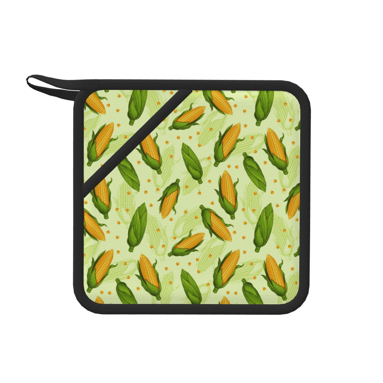 Rocae Fresh Corn for Square Silicone Anti-scalding Mat Trivet Hot Pads ...