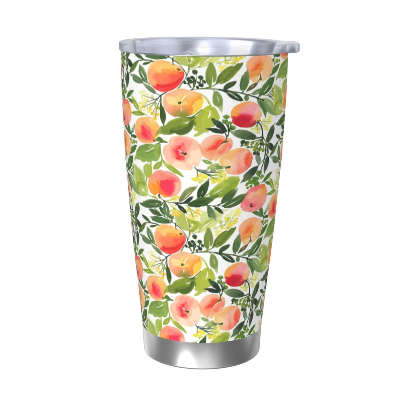 Rocae Fruits Peach1 for 20 Ounces Stainless Steel Insulted Tumbler Car Cup Drink Mug ...